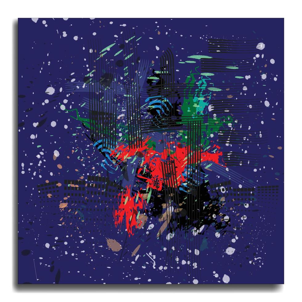 Colorful abstract drawing illustration design 21619314 Vector Art at ...