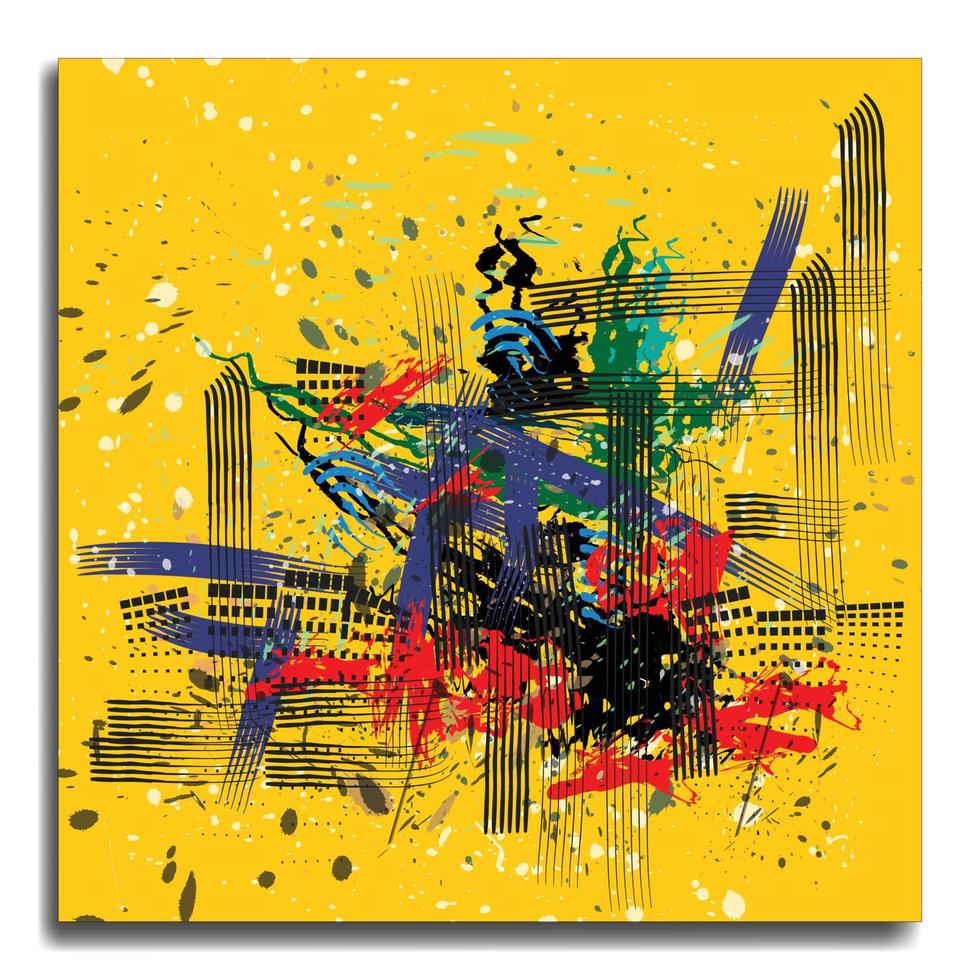 Colorful abstract drawing illustration design 21619316 Vector Art at ...