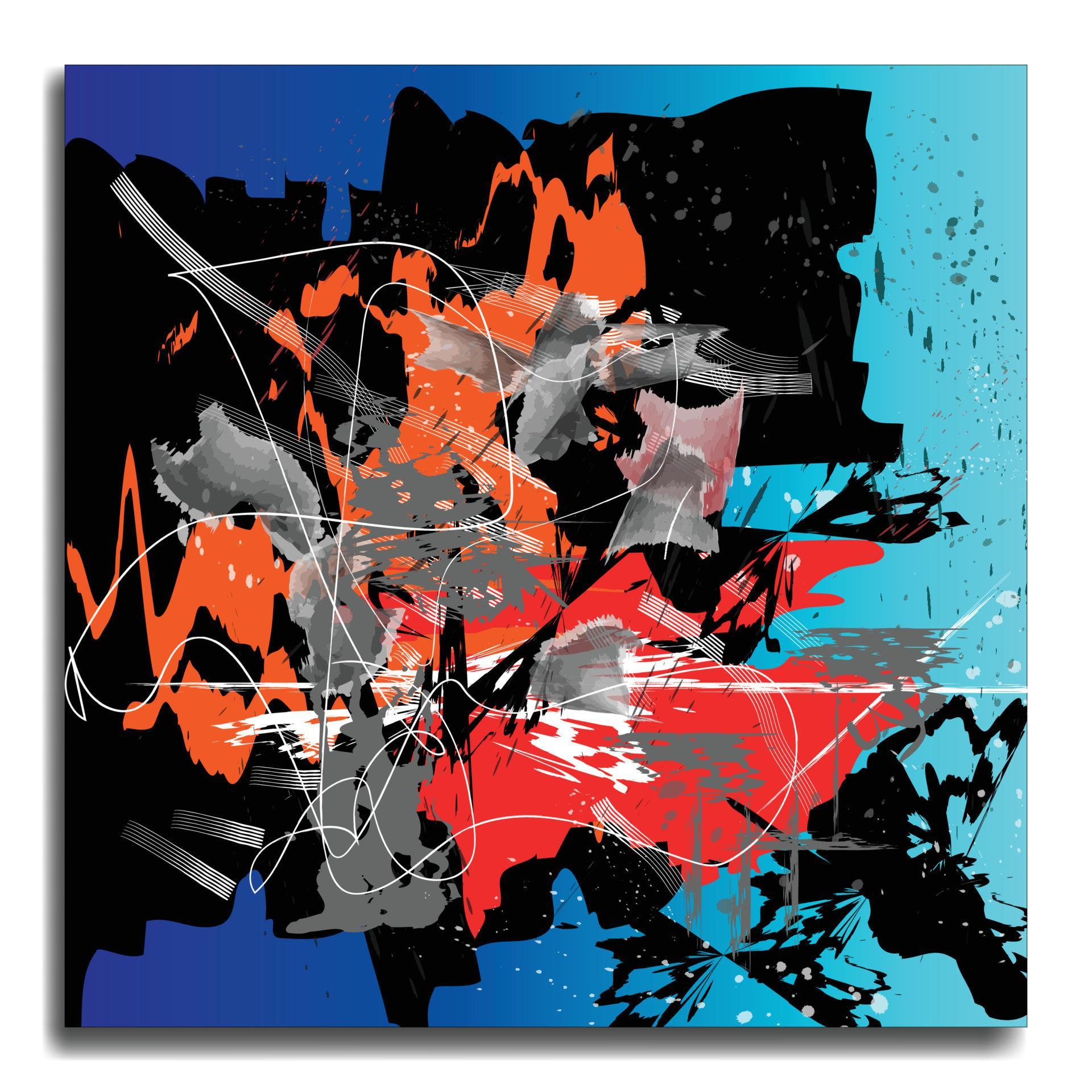 Colorful abstract drawing illustration design 21619317 Vector Art at ...