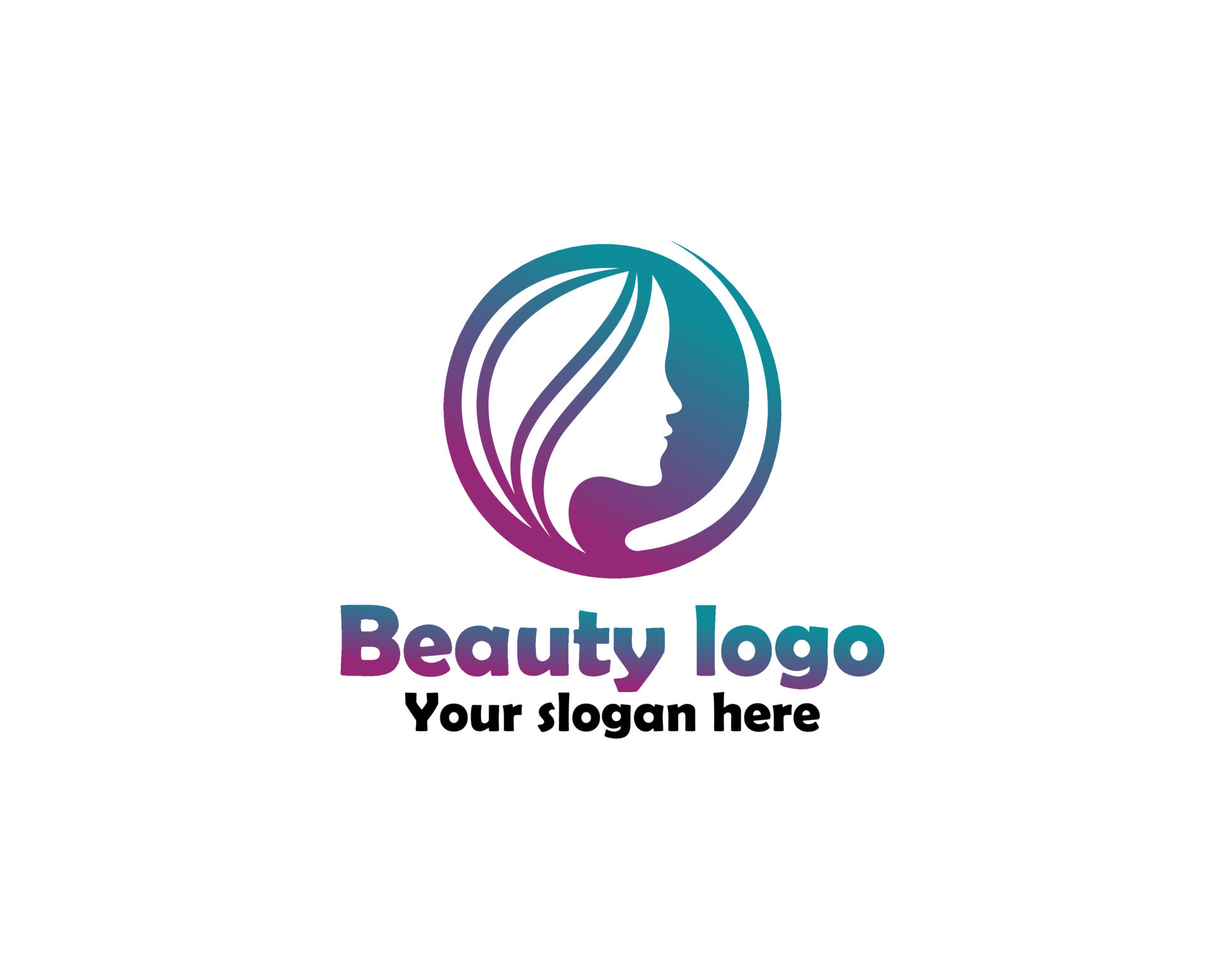Beauty spa logo template design 21622263 Vector Art at Vecteezy