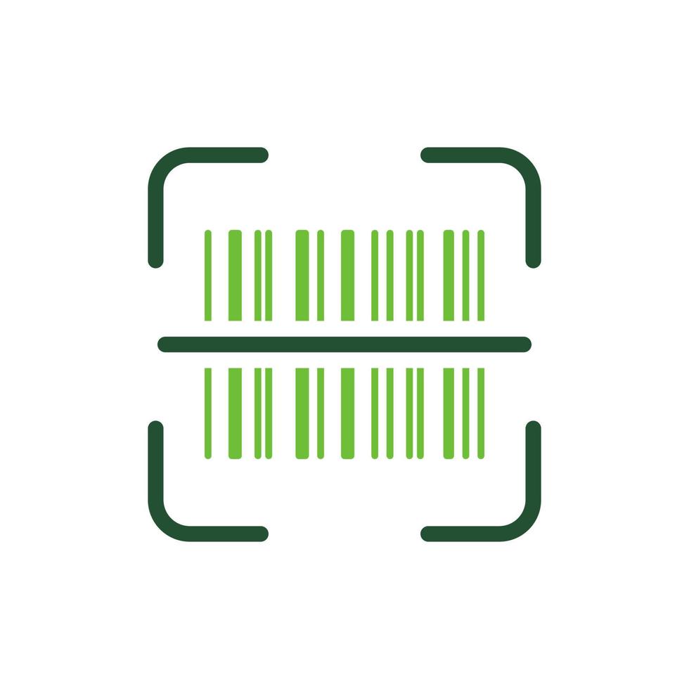 Scan Bar Code Label Line Icon Barcode Tag Scanner Color Linear Pictogram Product Information