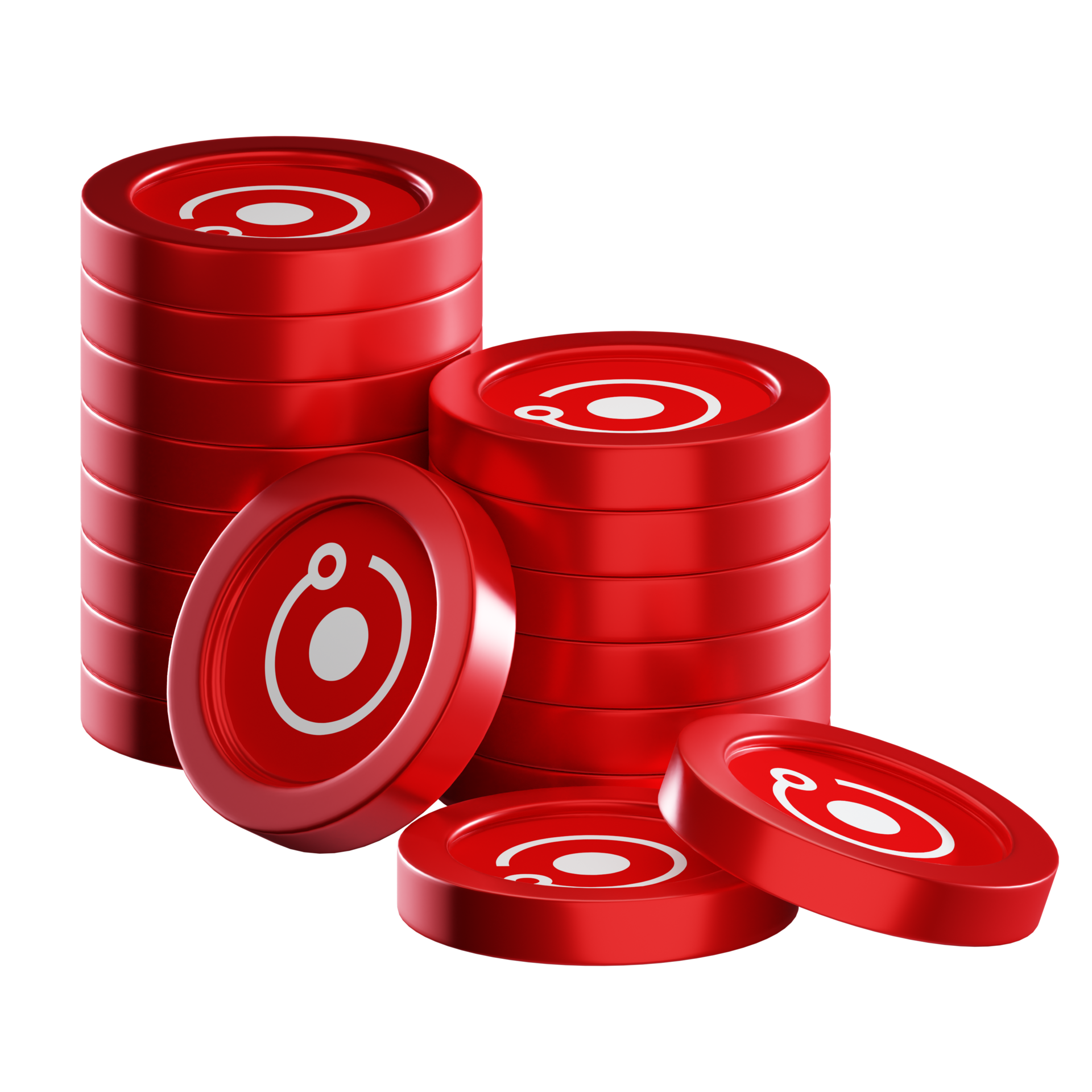 Render Token RNDR coin stacks cryptocurrency. 3D render illustration ... Render Token RNDR coin stacks cryptocurrency. 3D render illustration ...