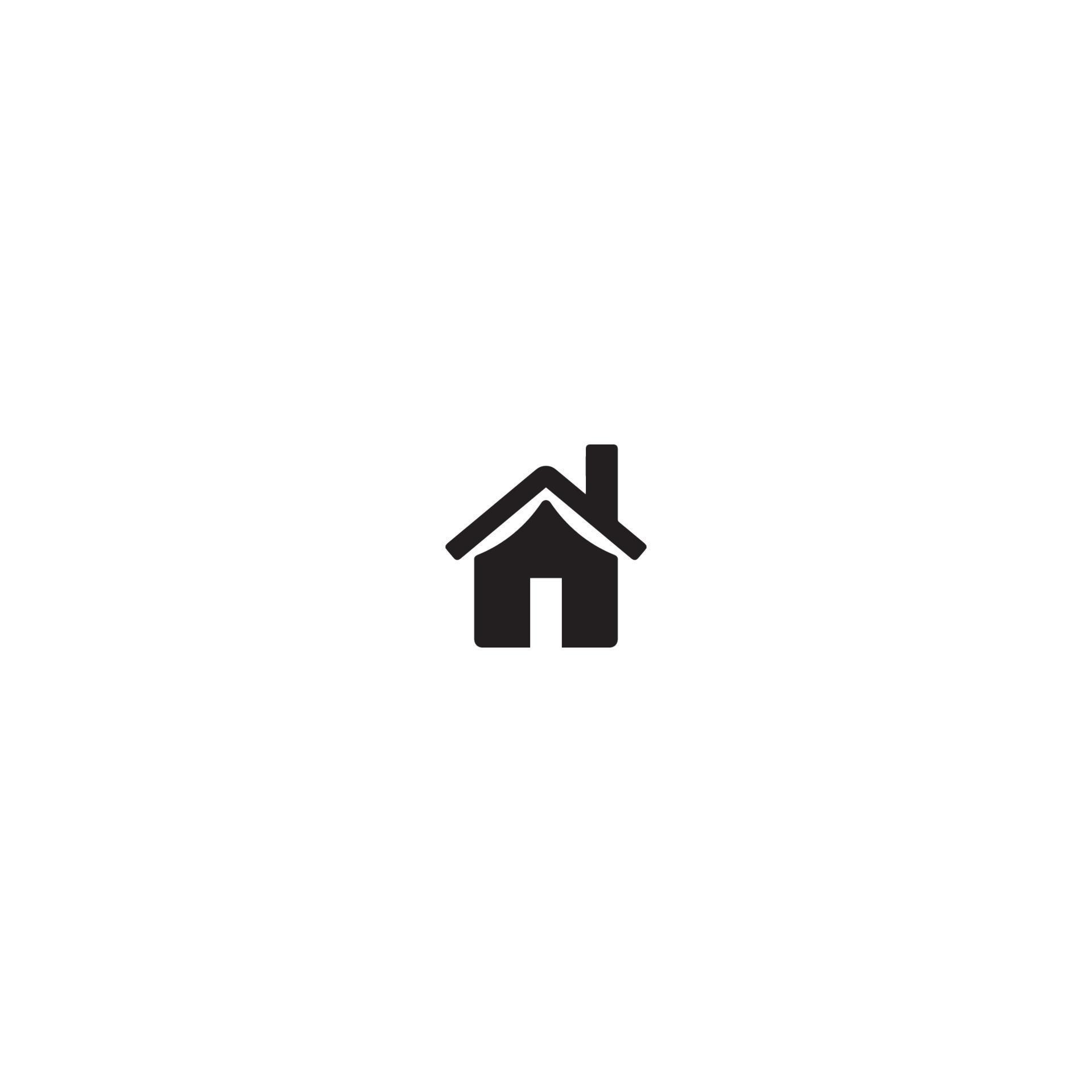 Home icon. Simple style web site home page background symbol. Home button. Home brand logo ...