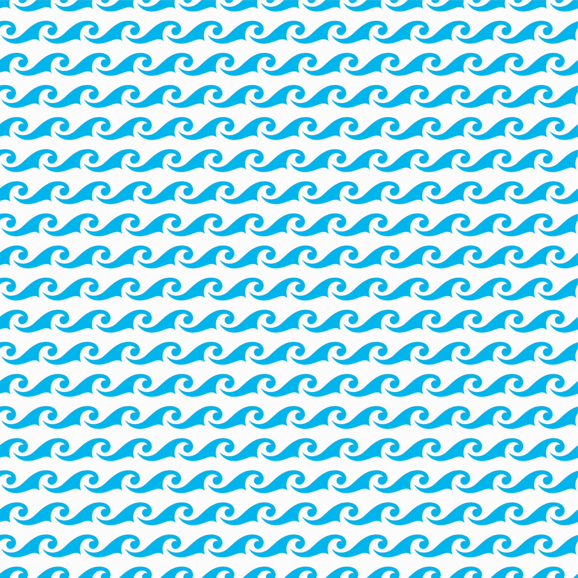 Sea, ocean blue waves seamless pattern background 21630199 Vector Art ...