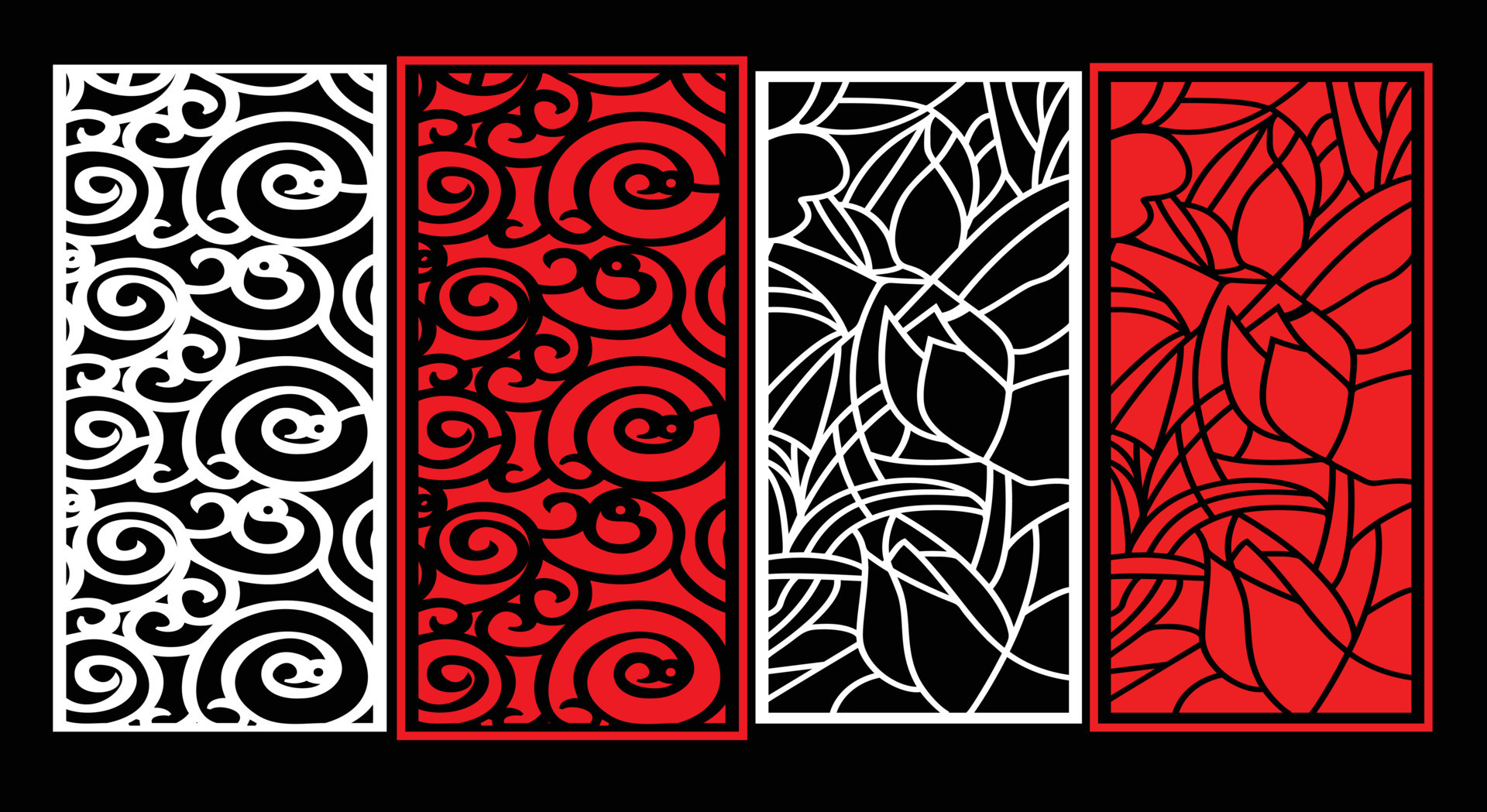 Decorative Wall Panel Set Chinese Mdf Cnc Router Laser Cutting Pattern