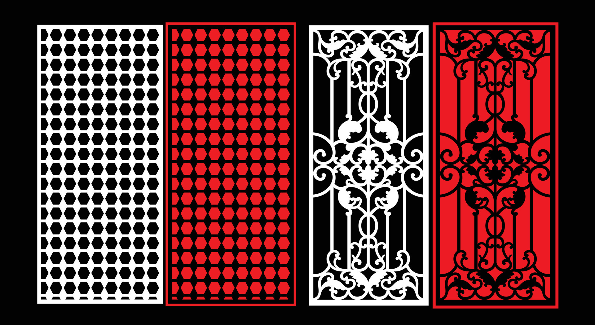 Decorative Wall Panel Set Chinese Mdf Cnc Router Laser Cutting Pattern Design For Mdf Wood