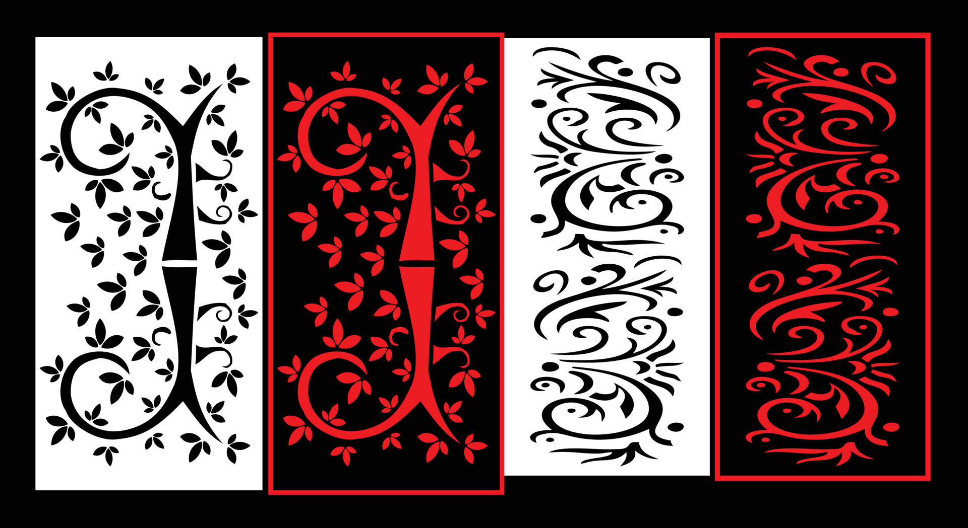 Decorative Wall Panel Set Chinese Mdf Cnc Router Laser Cutting Pattern Design For Mdf Wood