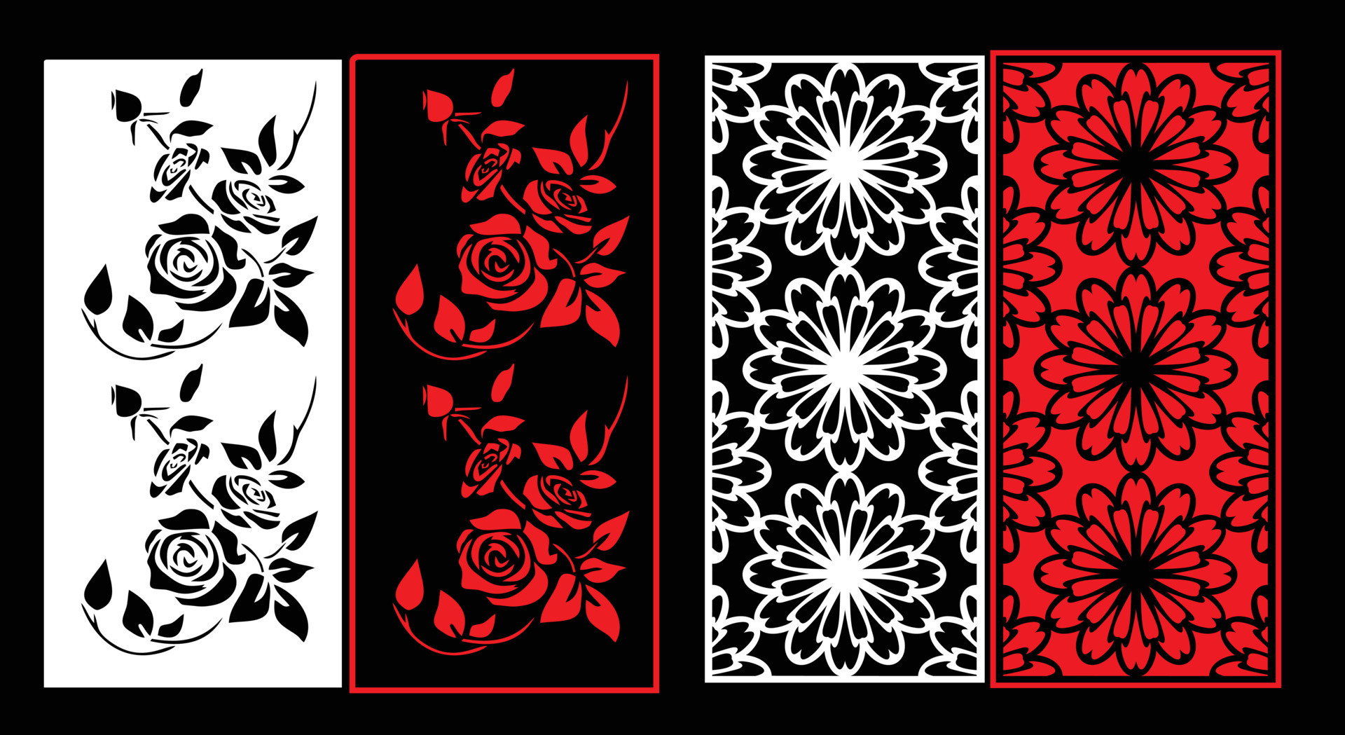 Decorative Wall Panel Set Chinese Mdf Cnc Router Laser Cutting Pattern Design For Mdf Wood