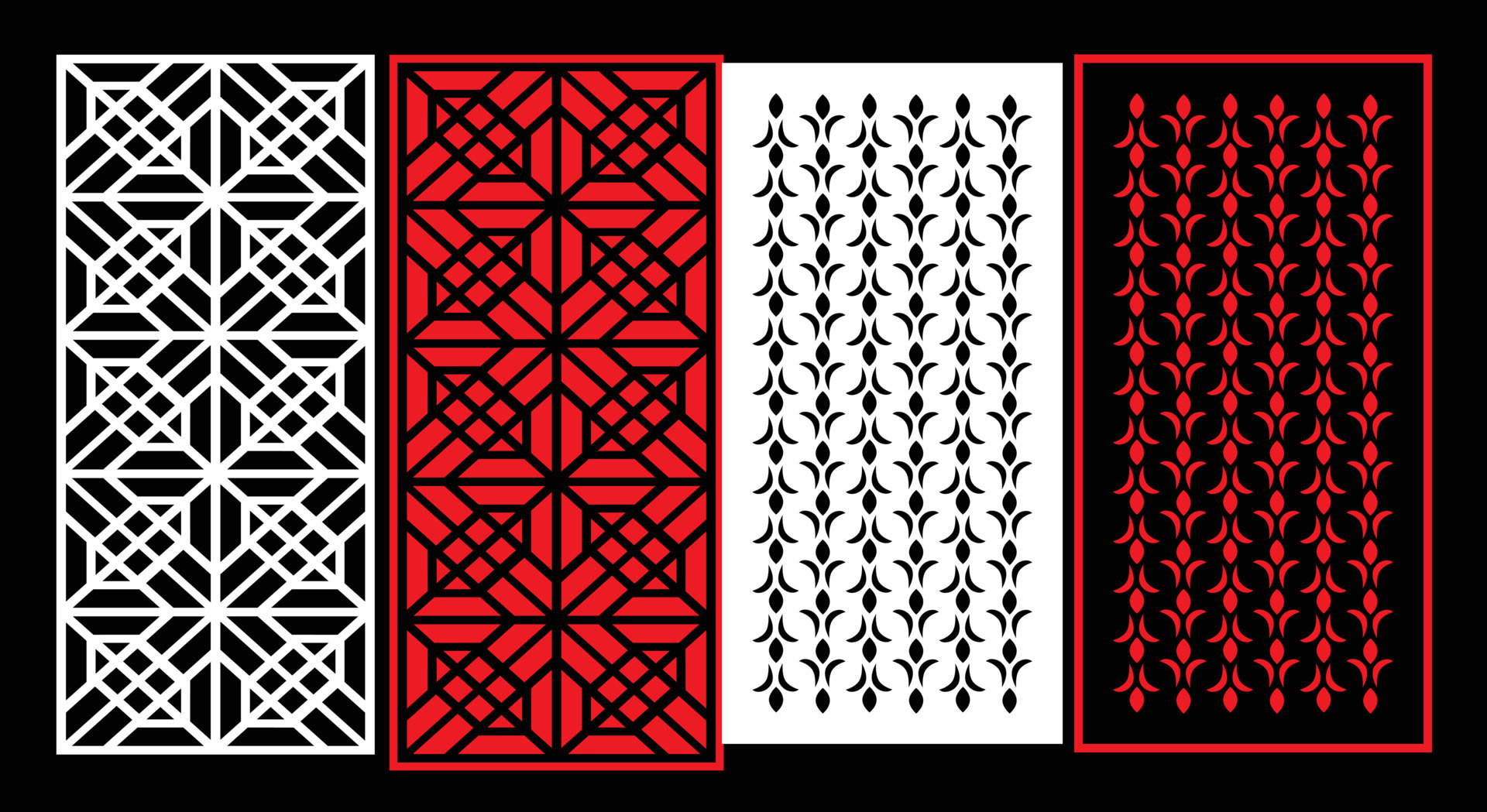 Decorative Wall Panel Set Chinese Mdf Cnc Router Laser Cutting Pattern