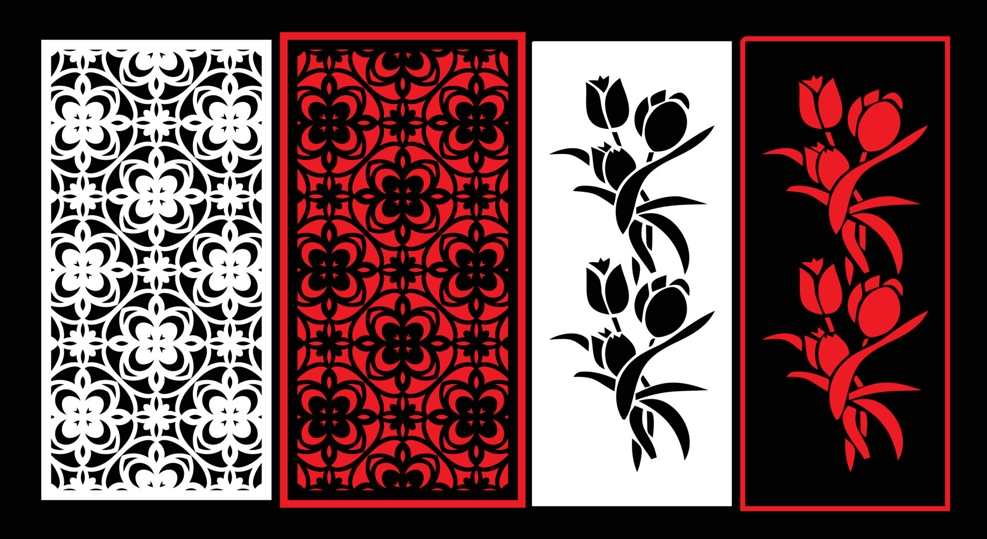 Decorative Wall Panel Set Chinese Mdf Cnc Router Laser Cutting Pattern Design For Mdf Wood