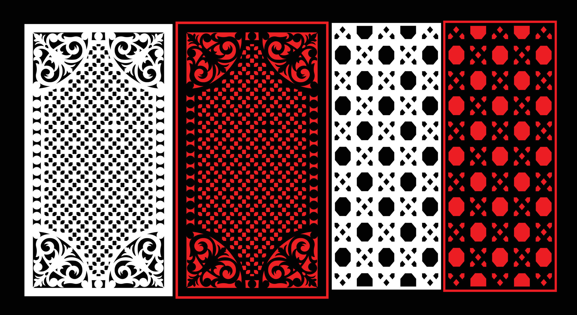 Decorative Wall Panel Set Chinese Mdf Cnc Router Laser Cutting Pattern Design For Mdf Wood
