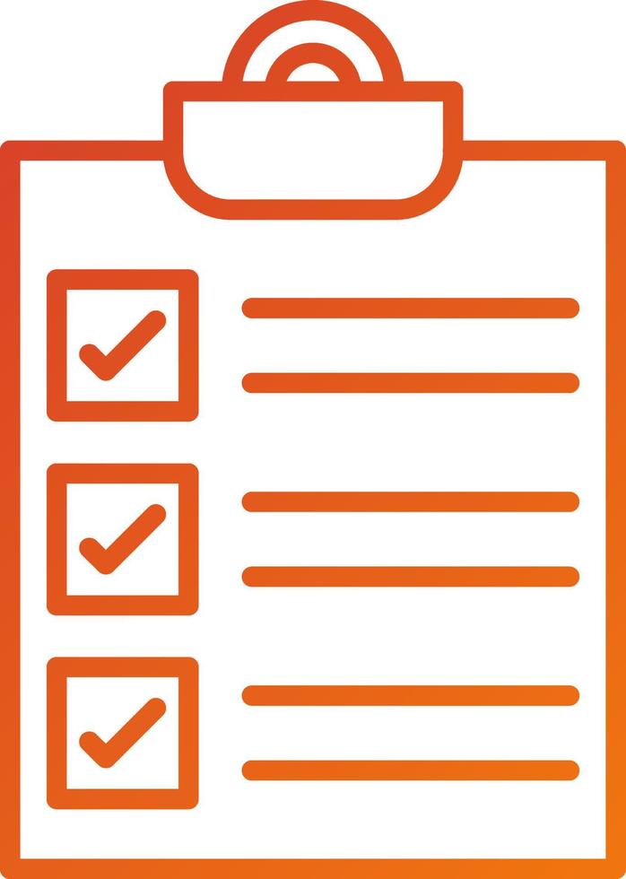 Checklist Icon Style 21640915 Vector Art at Vecteezy