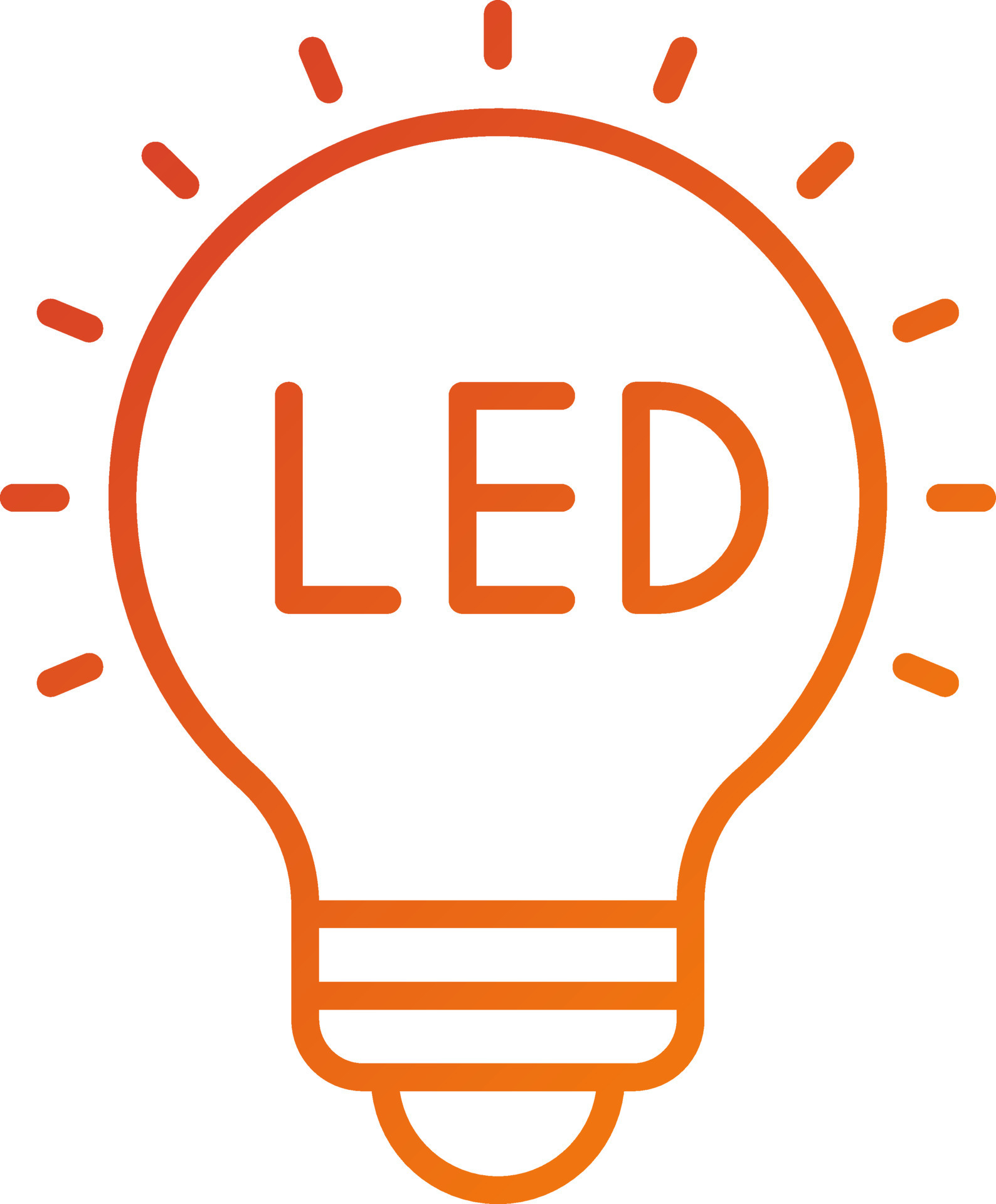 LED Lights Icon Style 21641796 Vector Art at Vecteezy