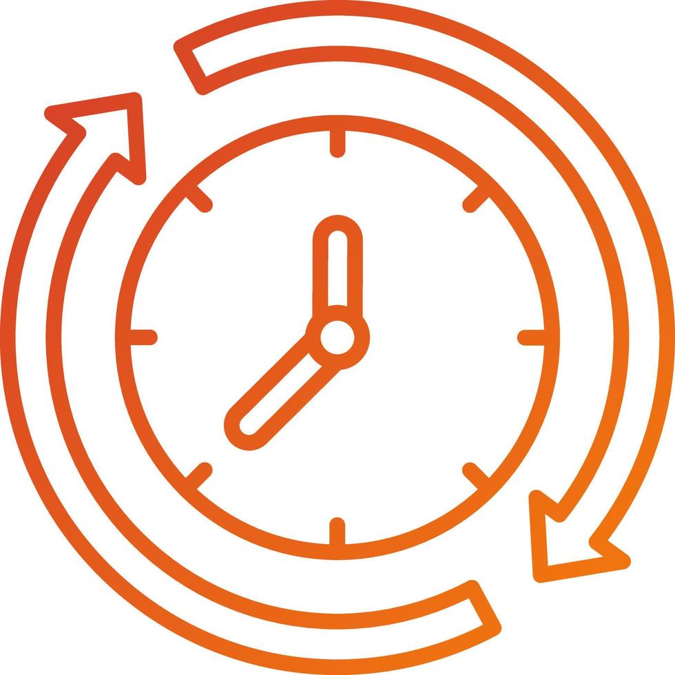 Cycle Time Icon Style 21642454 Vector Art at Vecteezy