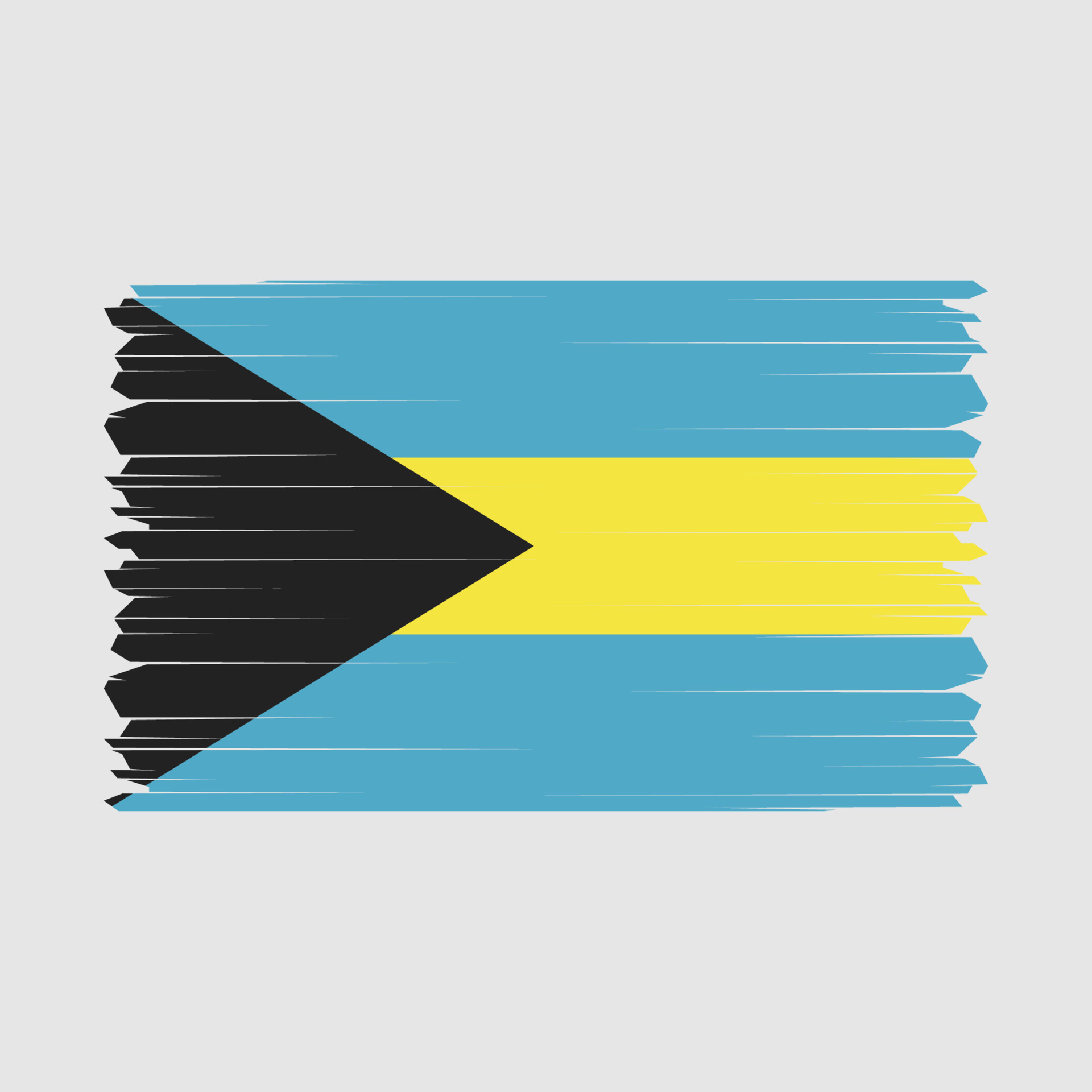 Bahamas Flag Vector Illustration 21642778 Vector Art at Vecteezy