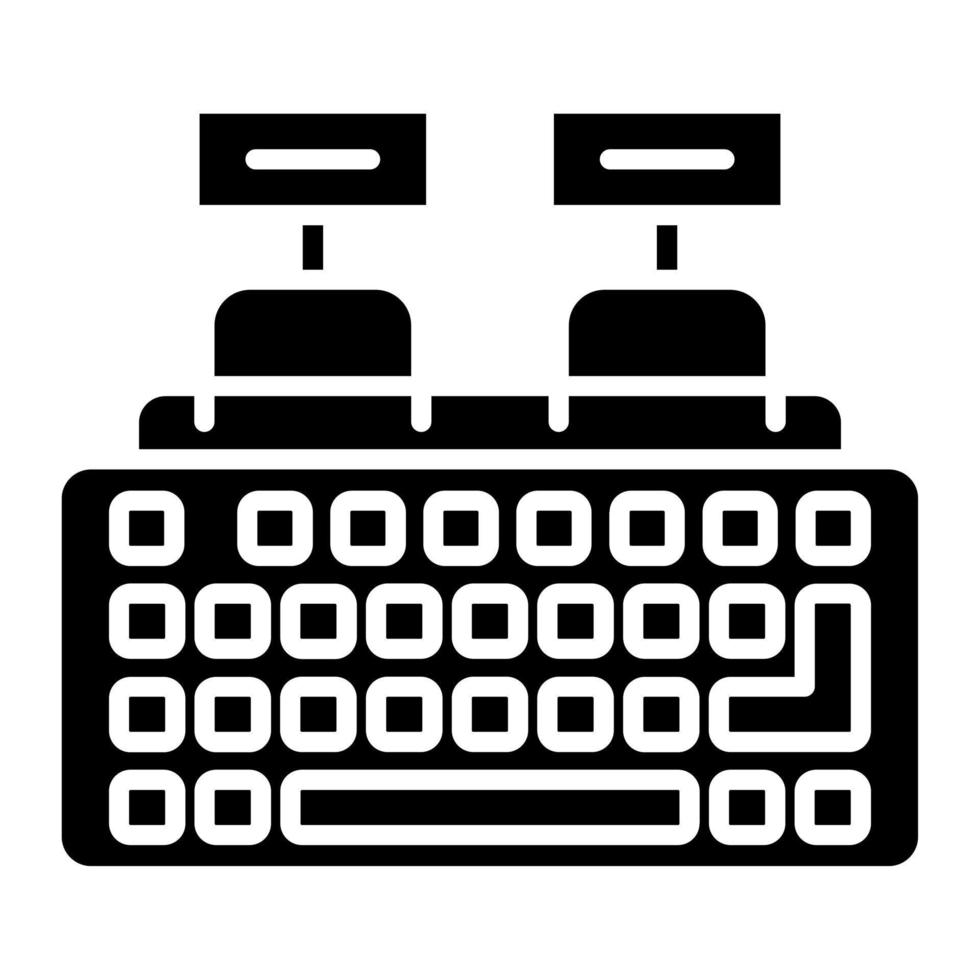 Keyboard Mapping Vector Icon 21645071 Vector Art At Vecteezy