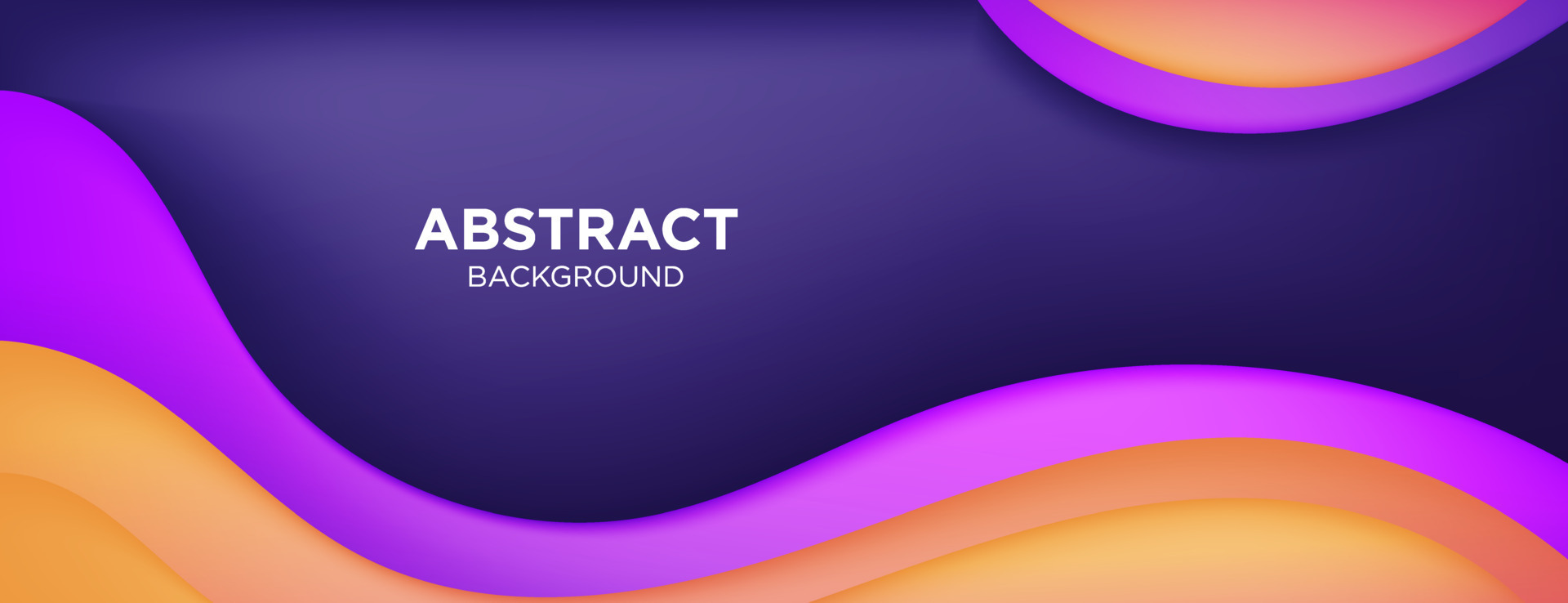 Abstract Gradient Purple Orange liquid Wave Background 21646212 Vector ...