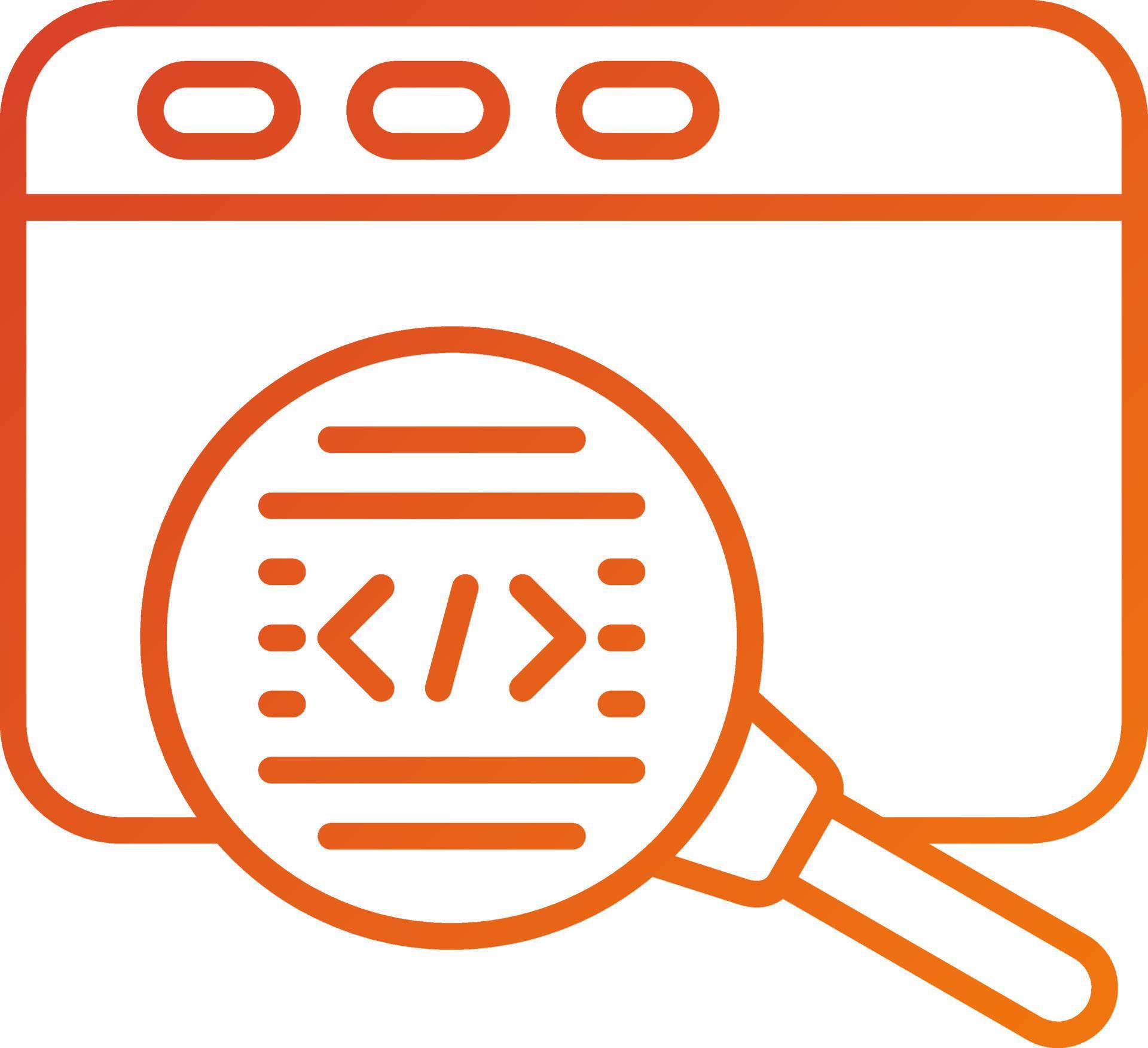 Code Review Icon Style 21646791 Vector Art at Vecteezy