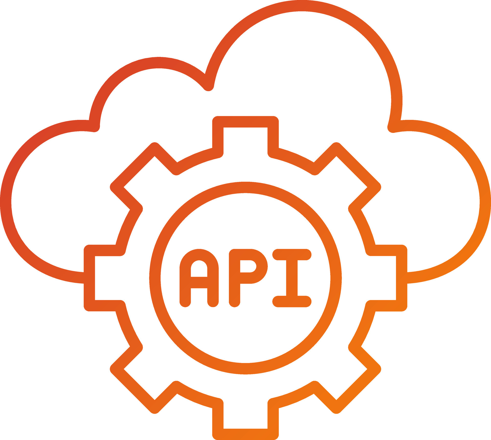 Api Icon Style 21647023 Vector Art at Vecteezy