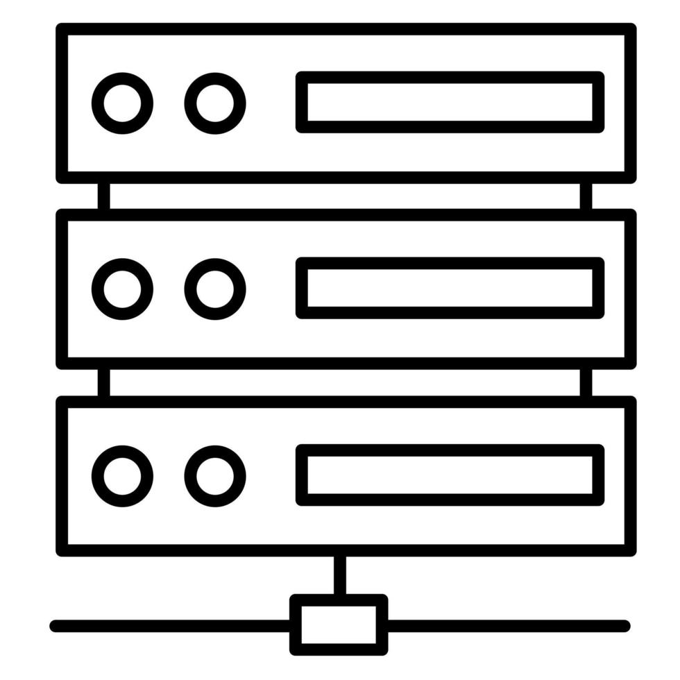 Server vector icon 21647497 Vector Art at Vecteezy