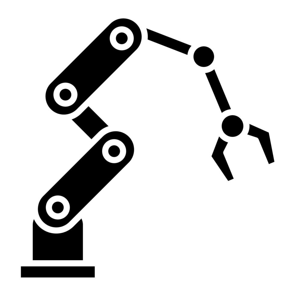 Robotic Arm vector icon 21649211 Vector Art at Vecteezy Robotic Arm vector icon 21649211 Vector Art at Vecteezy