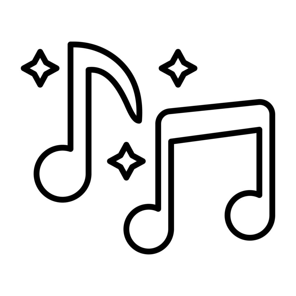 Music Notes vector icon 21649927 Vector Art at Vecteezy