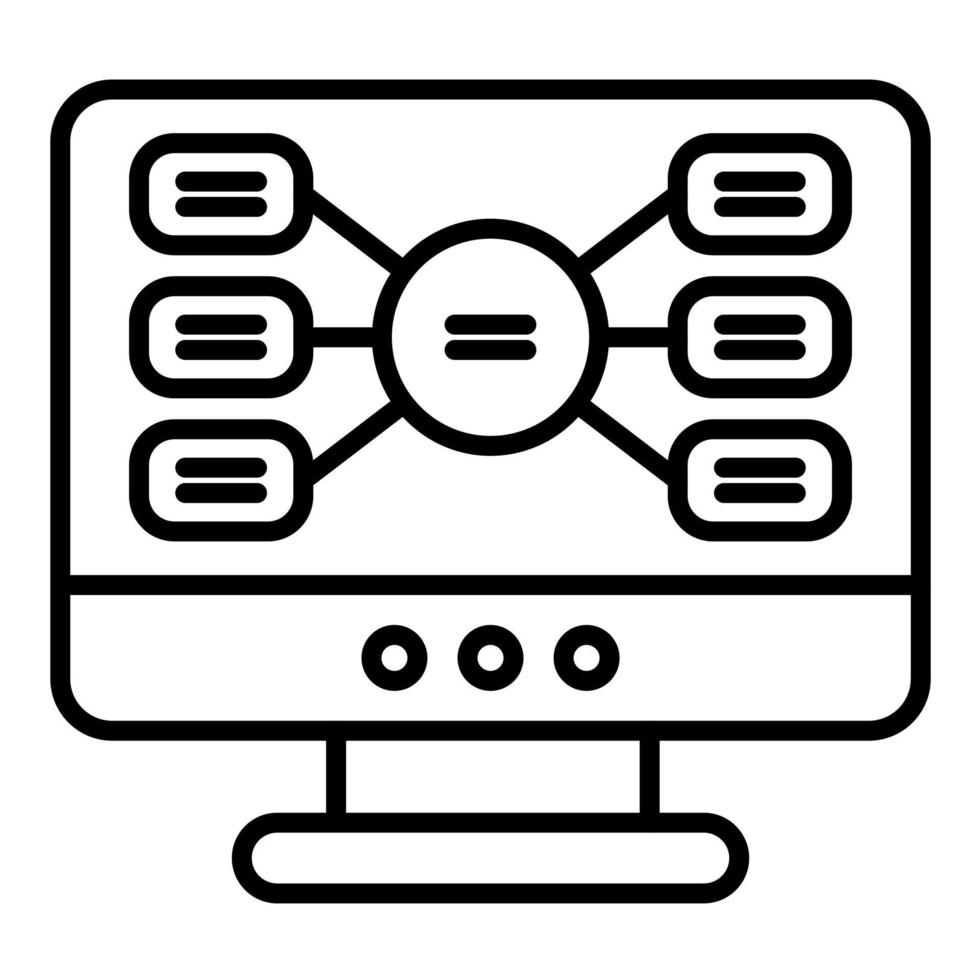 Mind Mapping vector icon 21650521 Vector Art at Vecteezy