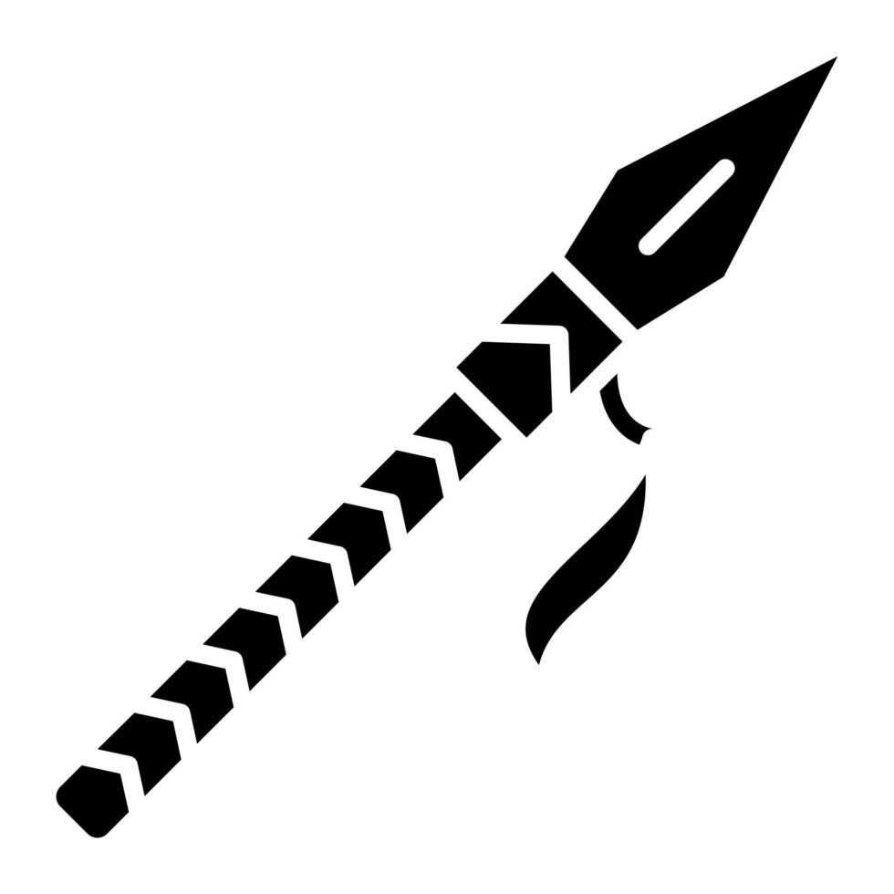Spear Vector Icon 21650886 Vector Art At Vecteezy