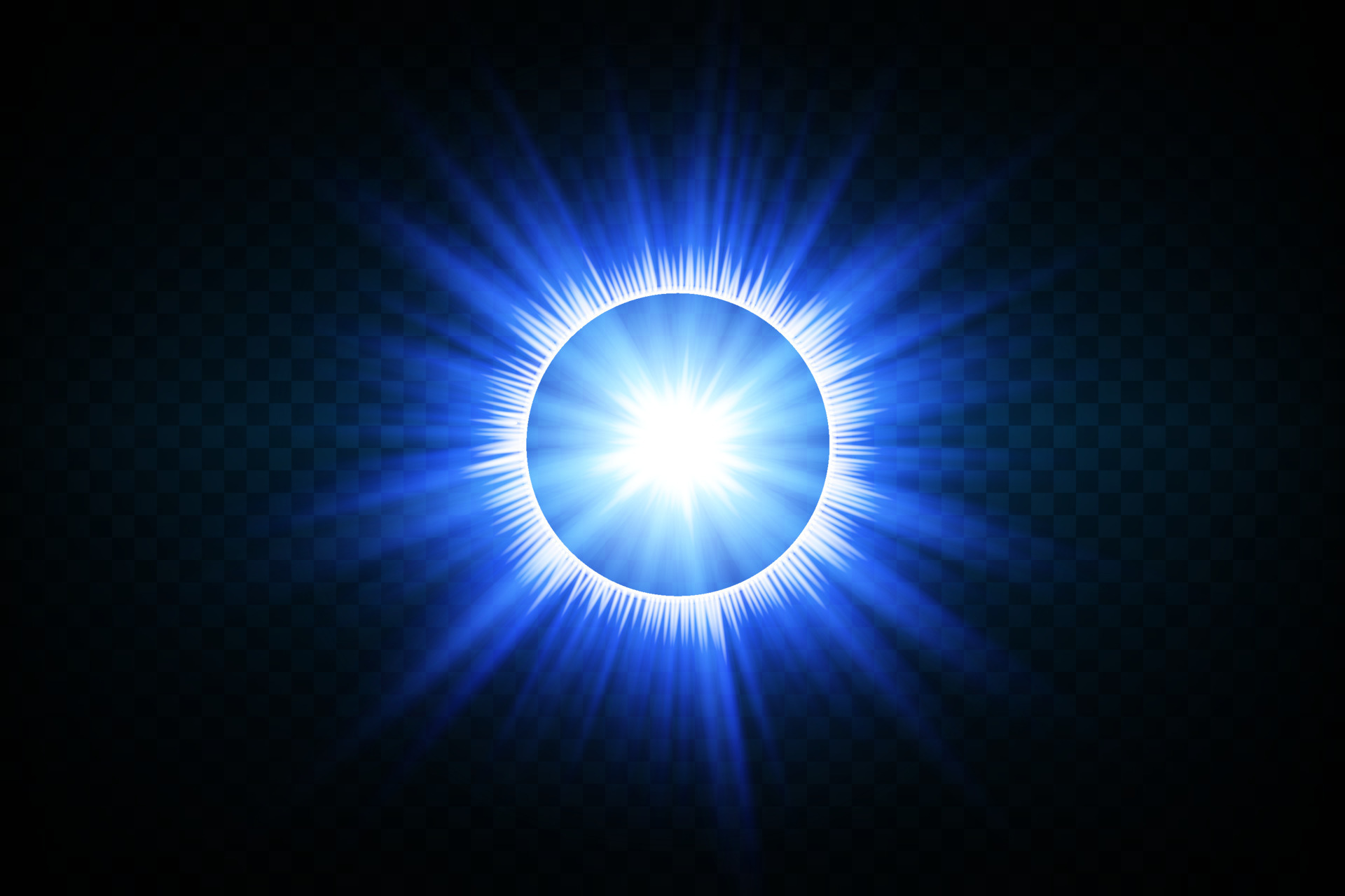 Glow Light Effect With White And Blue Sparks Shining With Special Light White Glowing Light