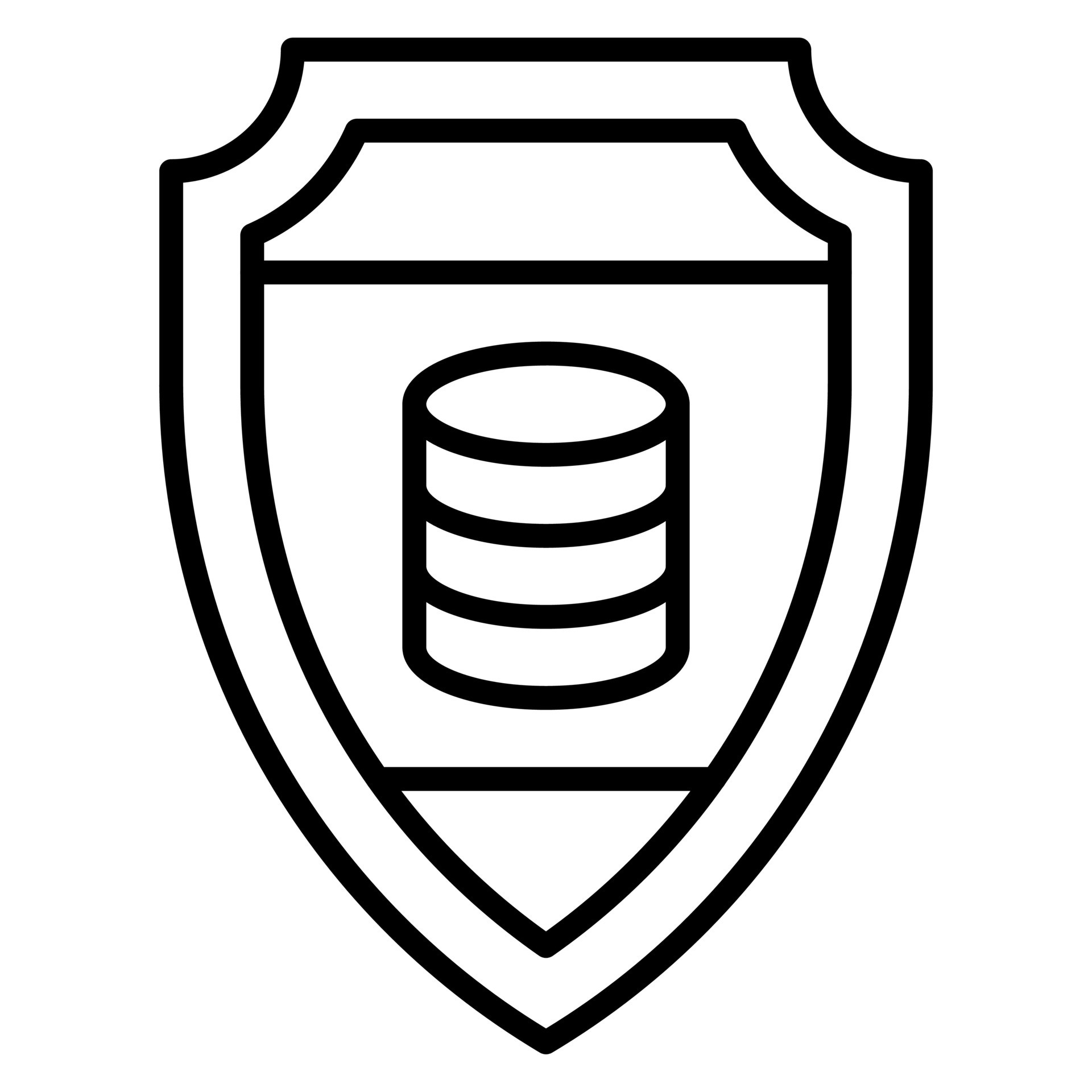 Database Security Vector Icon 21654035 Vector Art At Vecteezy