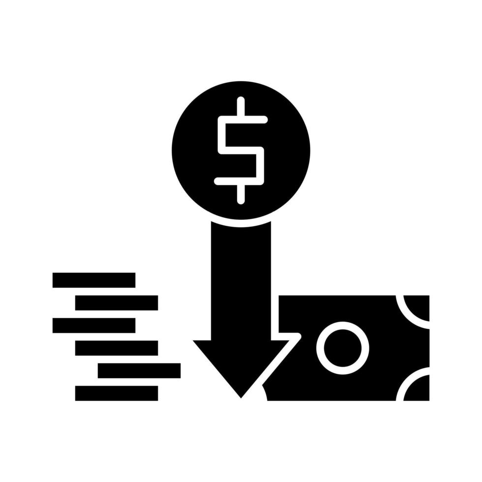Price Decrease vector icon 21655728 Vector Art at Vecteezy