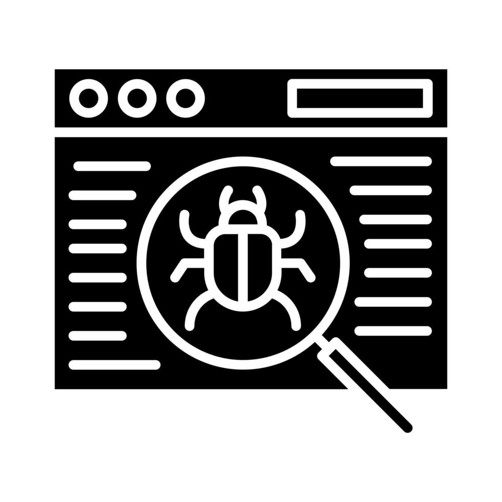 Website Bug Vector Icon 21655790 Vector Art At Vecteezy