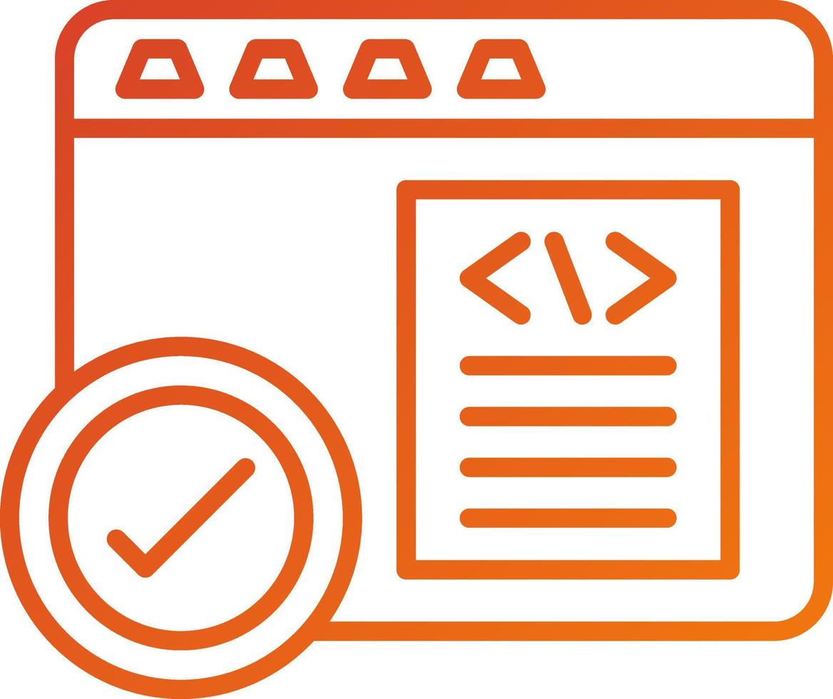 Code Correction Icon Style 21657174 Vector Art at Vecteezy