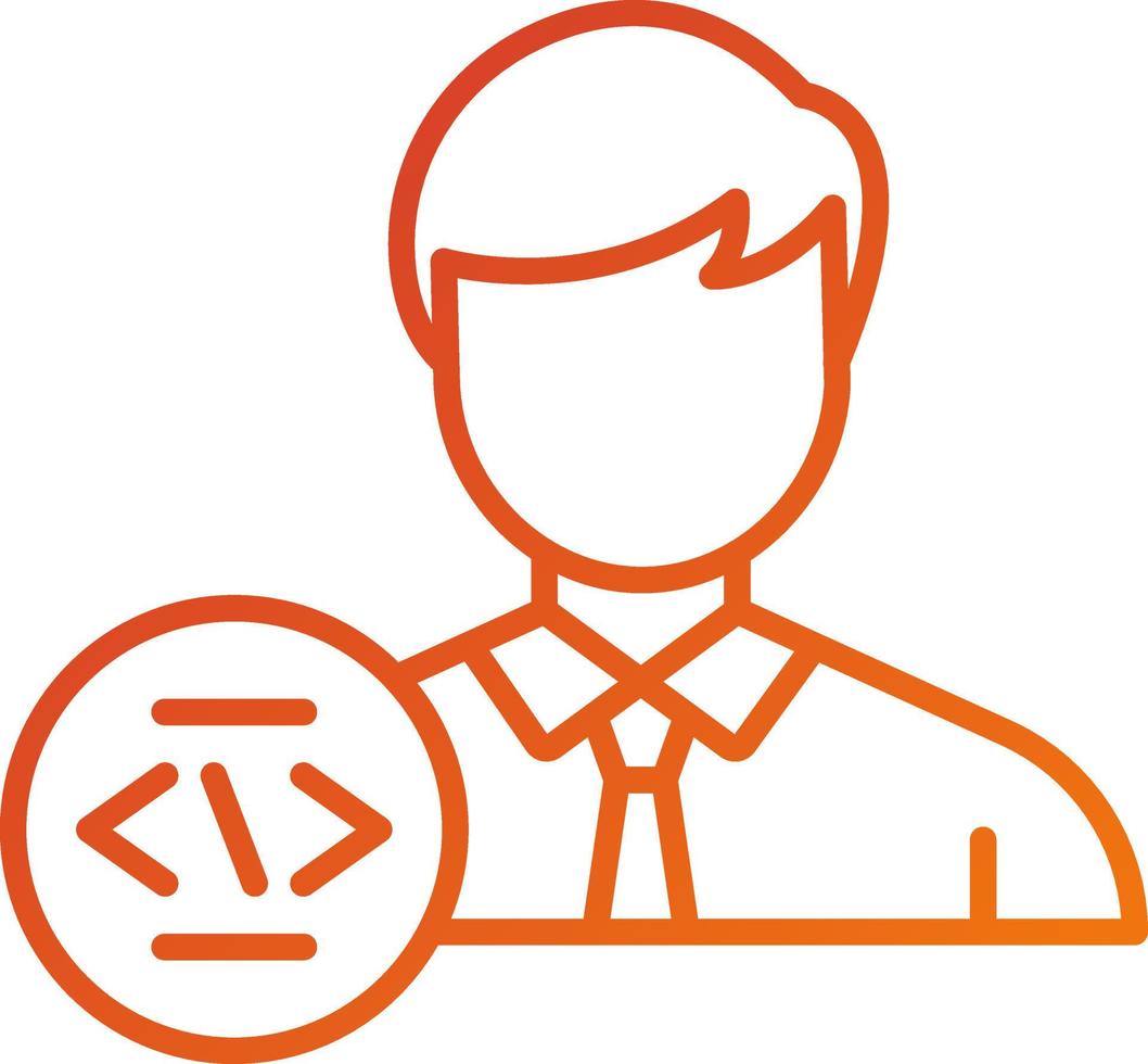 Programmer Icon Style 21657189 Vector Art at Vecteezy