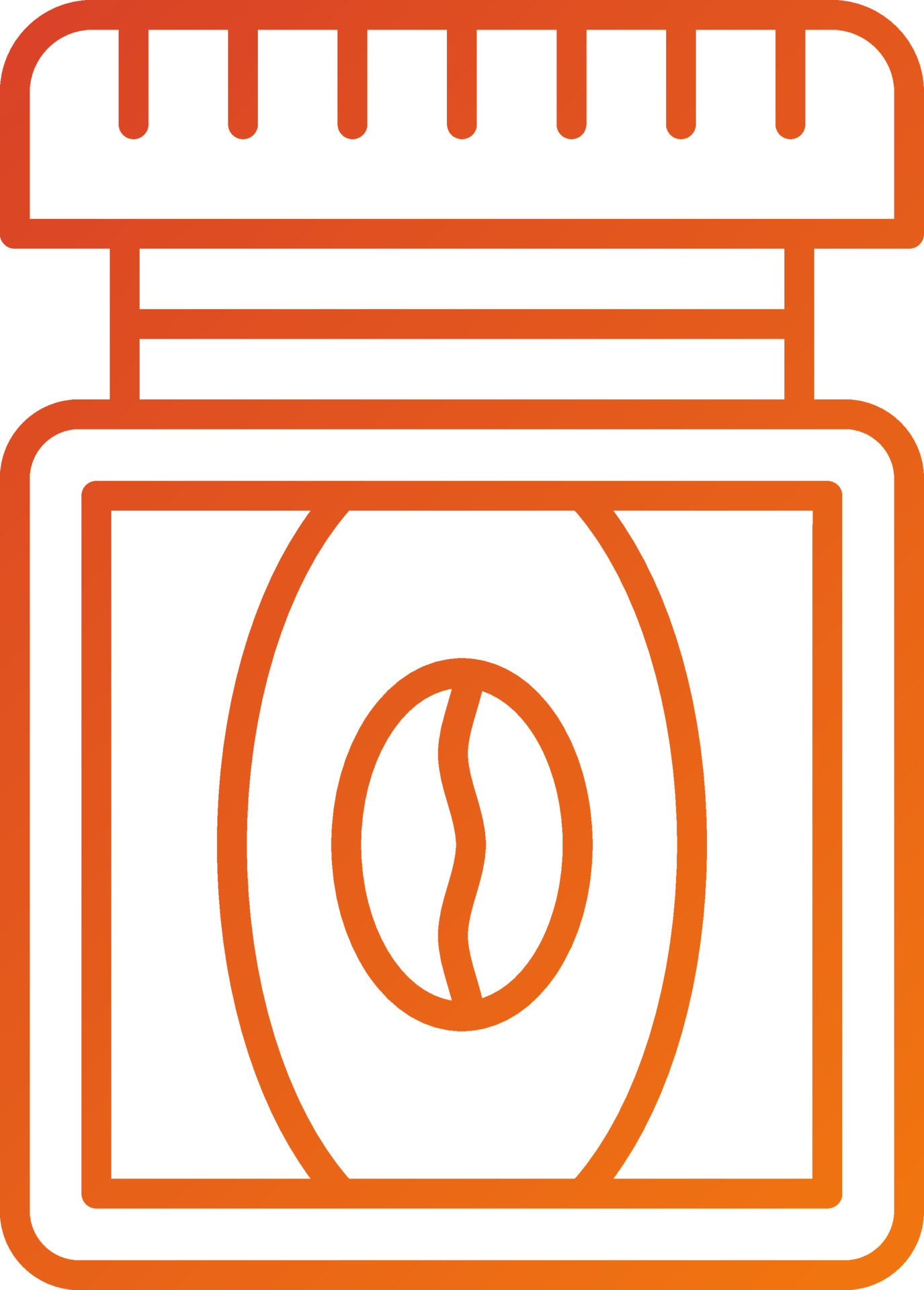 Coffee Jar Icon Style 21657500 Vector Art at Vecteezy