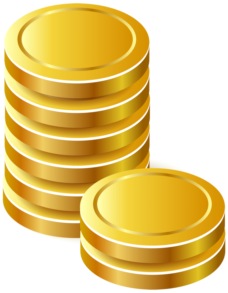 Pile of Gold Coins 21657584 PNG