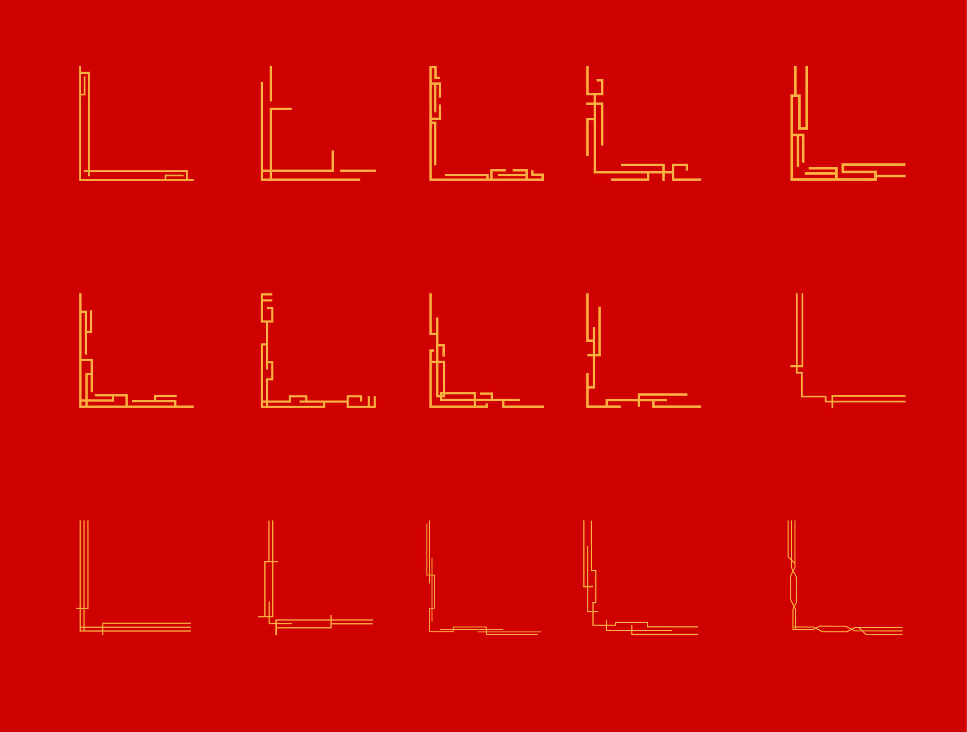 Art Line Border Corner Design Vector Set 21659279 Vector Art At Vecteezy