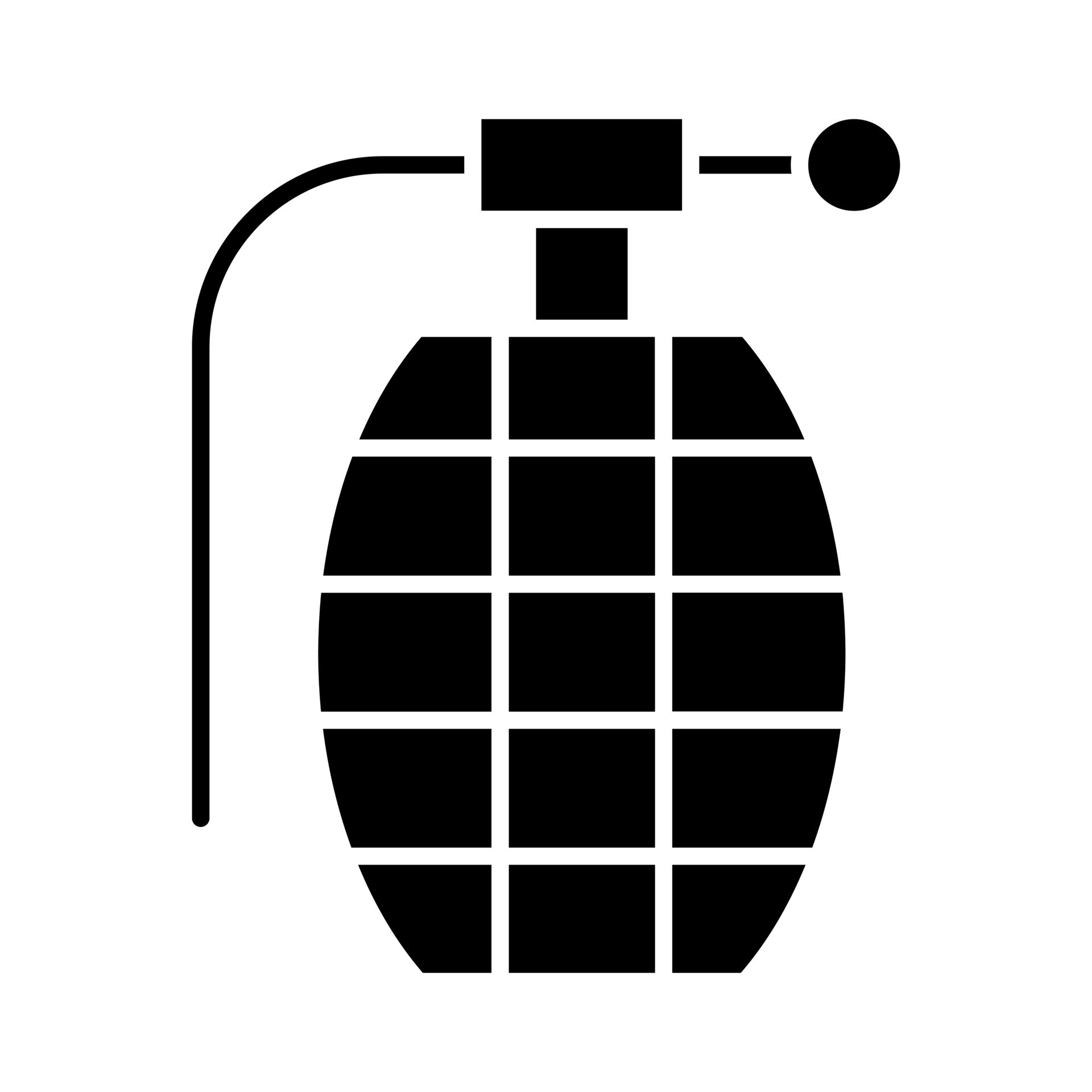 Grenade vector icon 21660651 Vector Art at Vecteezy