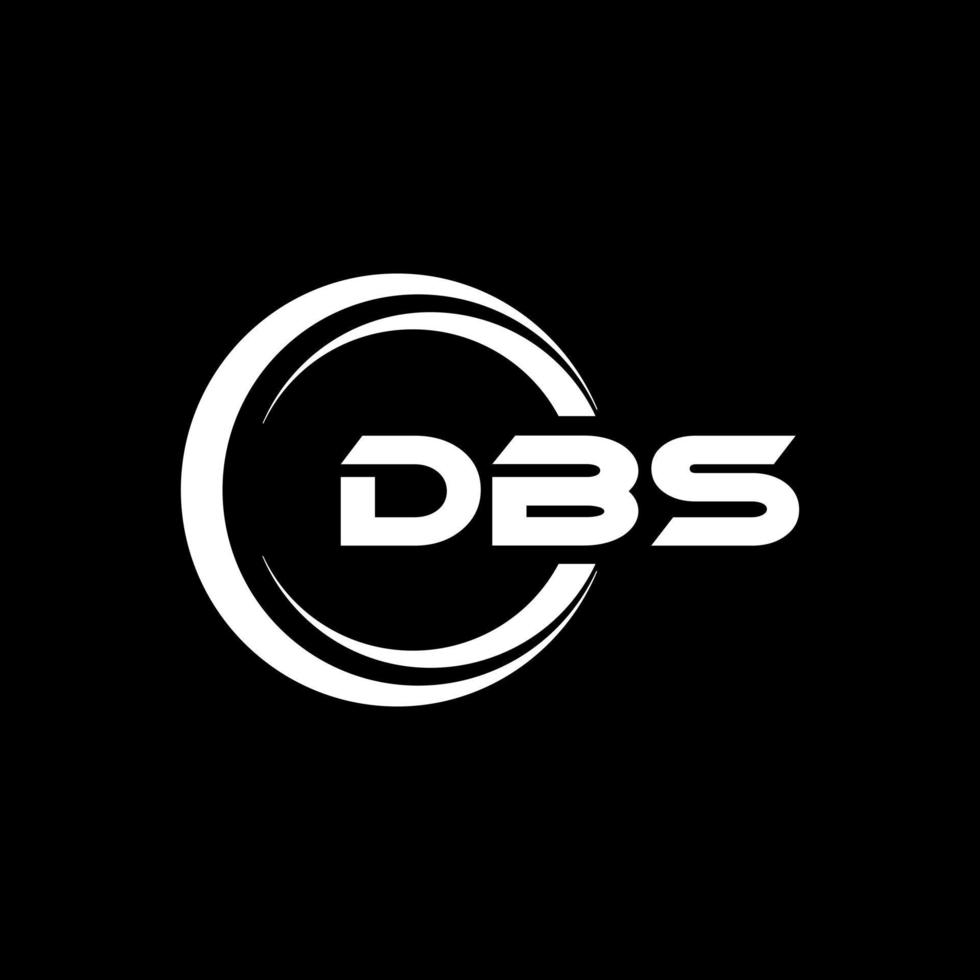 DBS letter logo design in illustration. Vector logo, calligraphy designs for logo, Poster ...