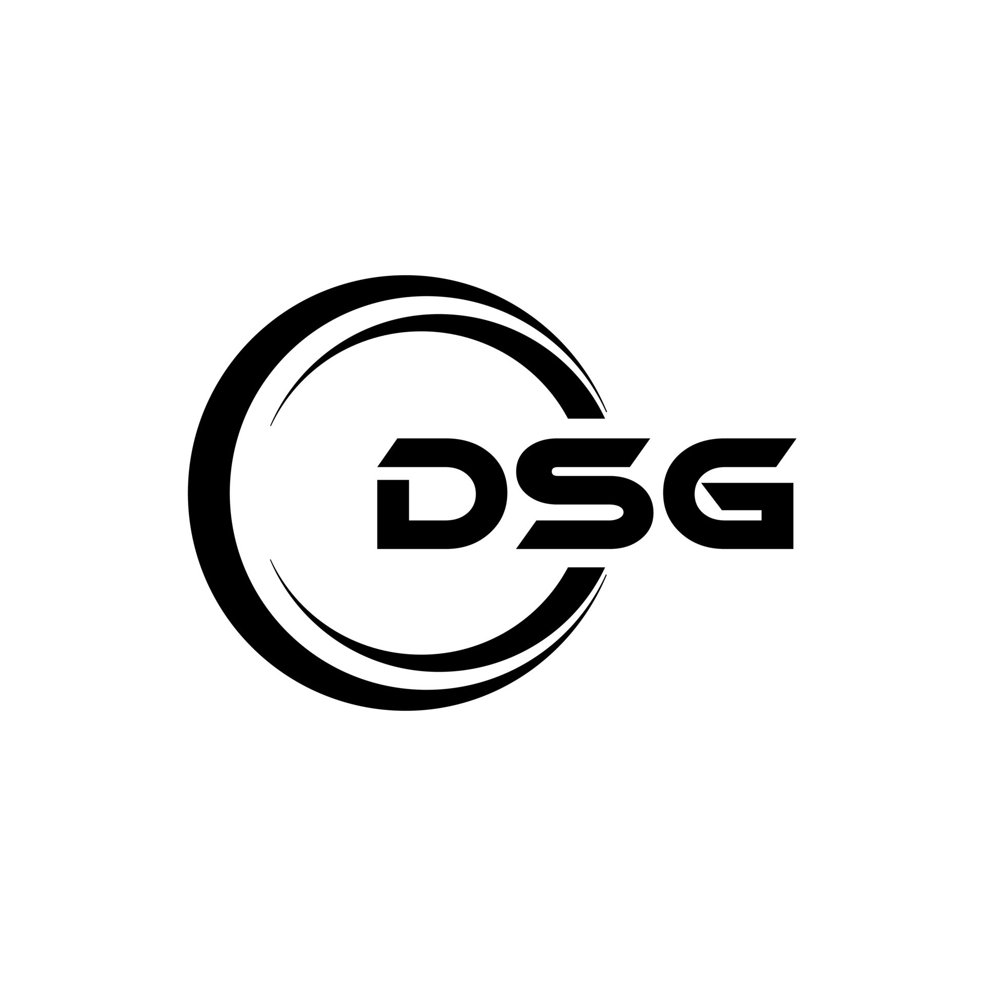 dsg letra logo diseño en ilustración. vector logo, caligrafía diseños para logo, póster ...