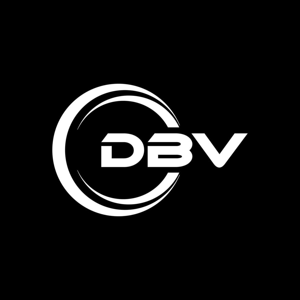 dbv letra logo diseño en ilustración. vector logo, caligrafía diseños para logo, póster ...