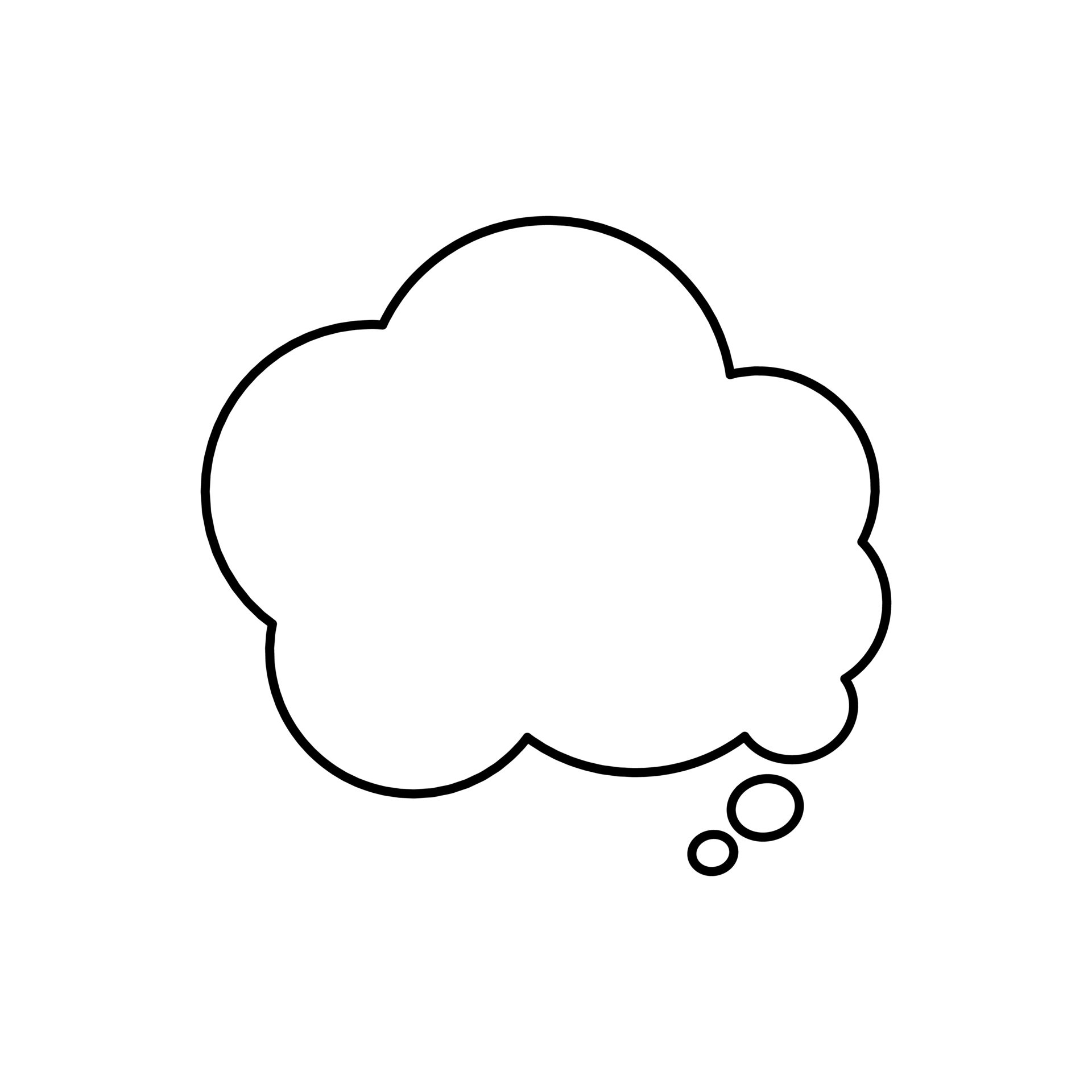 Thinking Cloud Png