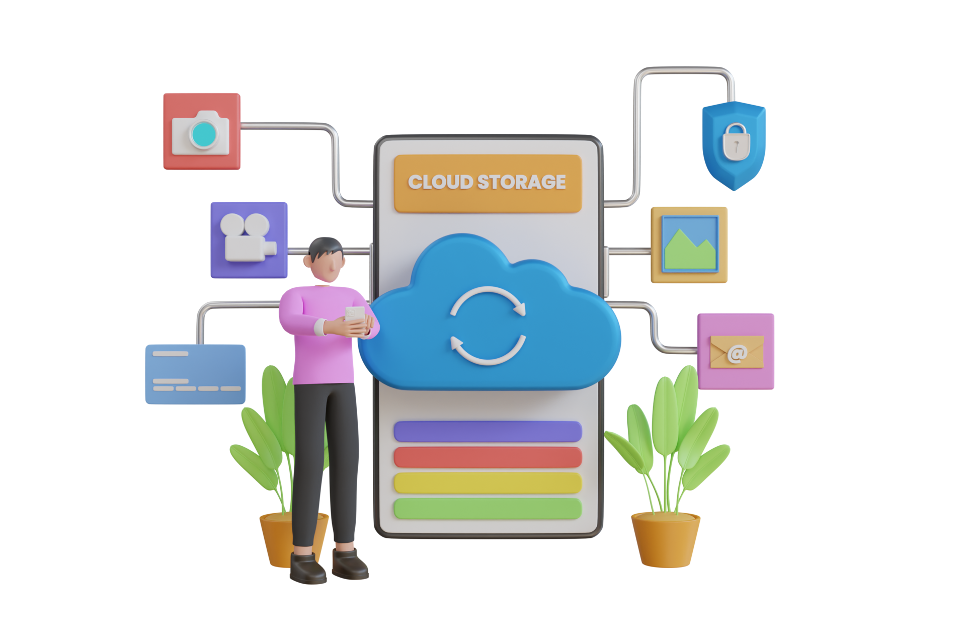 3D Cloud Computing Upload And Download Data Online Service With Mobile 3d-cloud-computing-upload-and-download-data-online-service-with-mobile