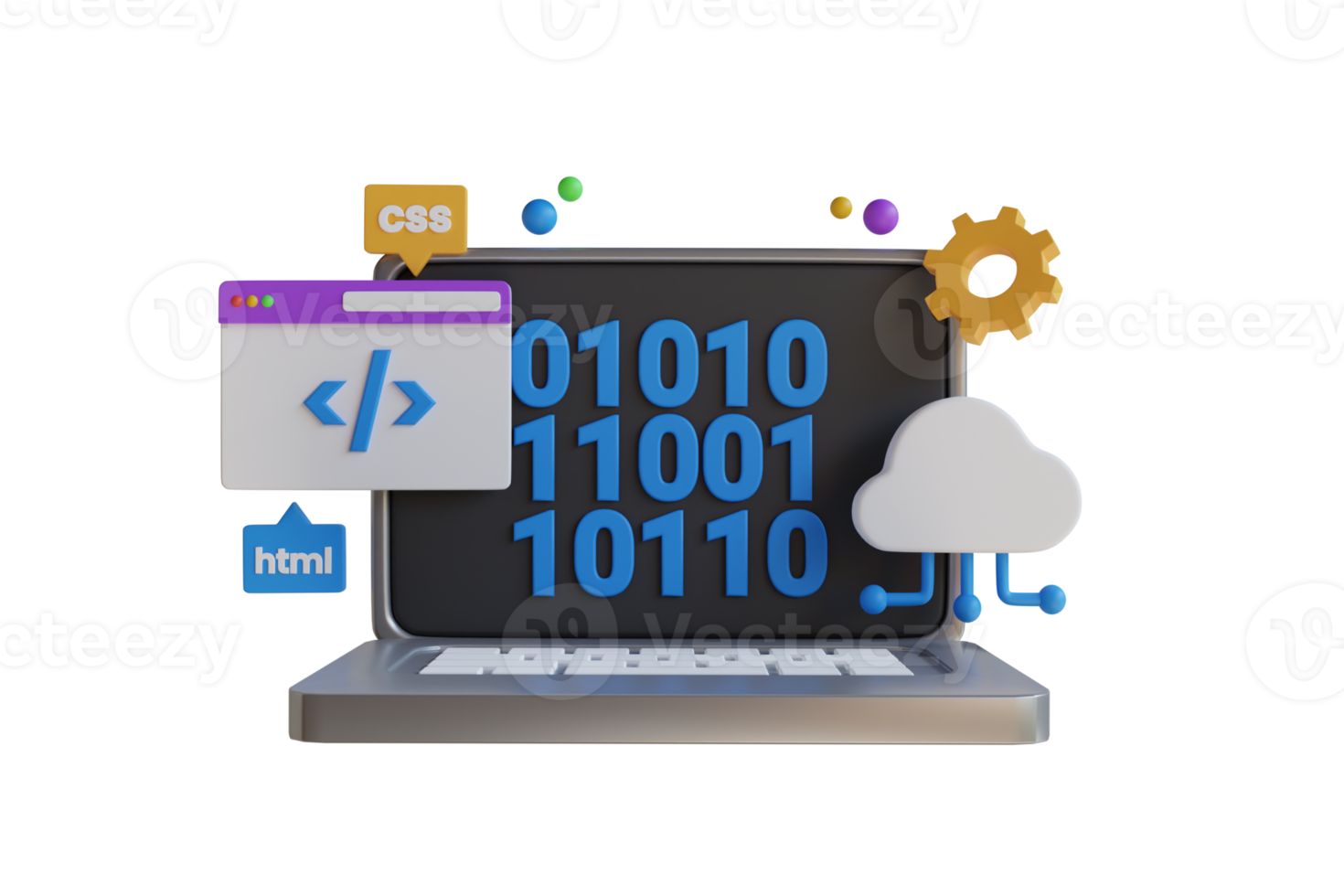 3d Illustration Of Website Programming 3d Render Web Development Software Development Web