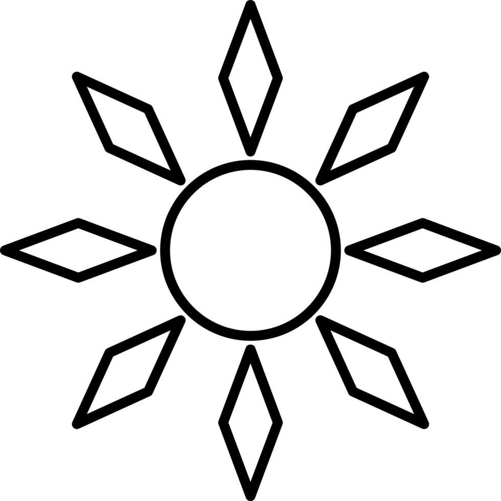 Sun, summer outline vector icon. Line summer and sun vector icon ... Sun, summer outline vector icon. Line summer and sun vector icon ...