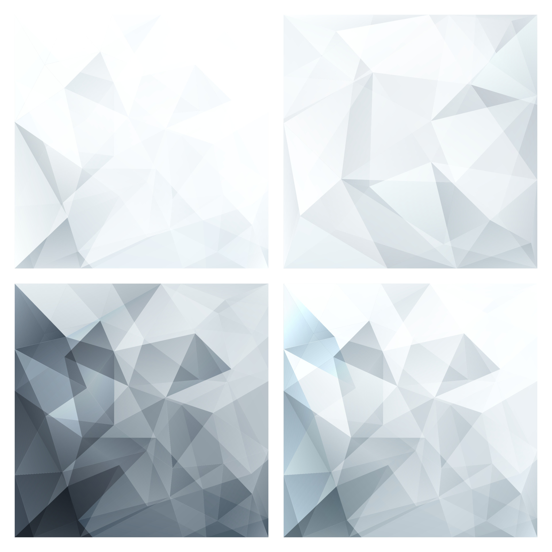 Set of Polygonal Abstract Backgrounds 21673496 Vector Art at Vecteezy