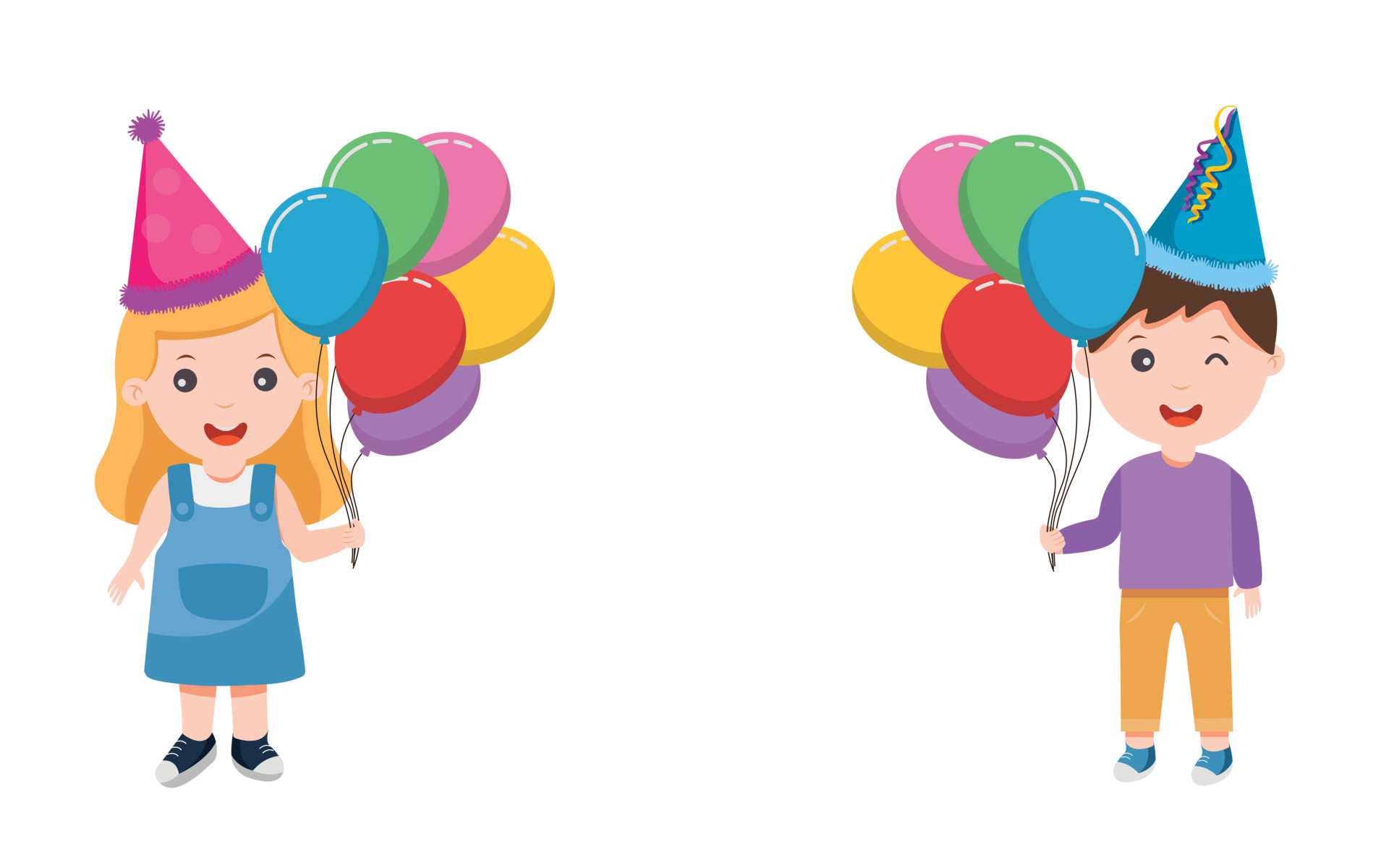 children celebrating a birthday party 21674449 PNG