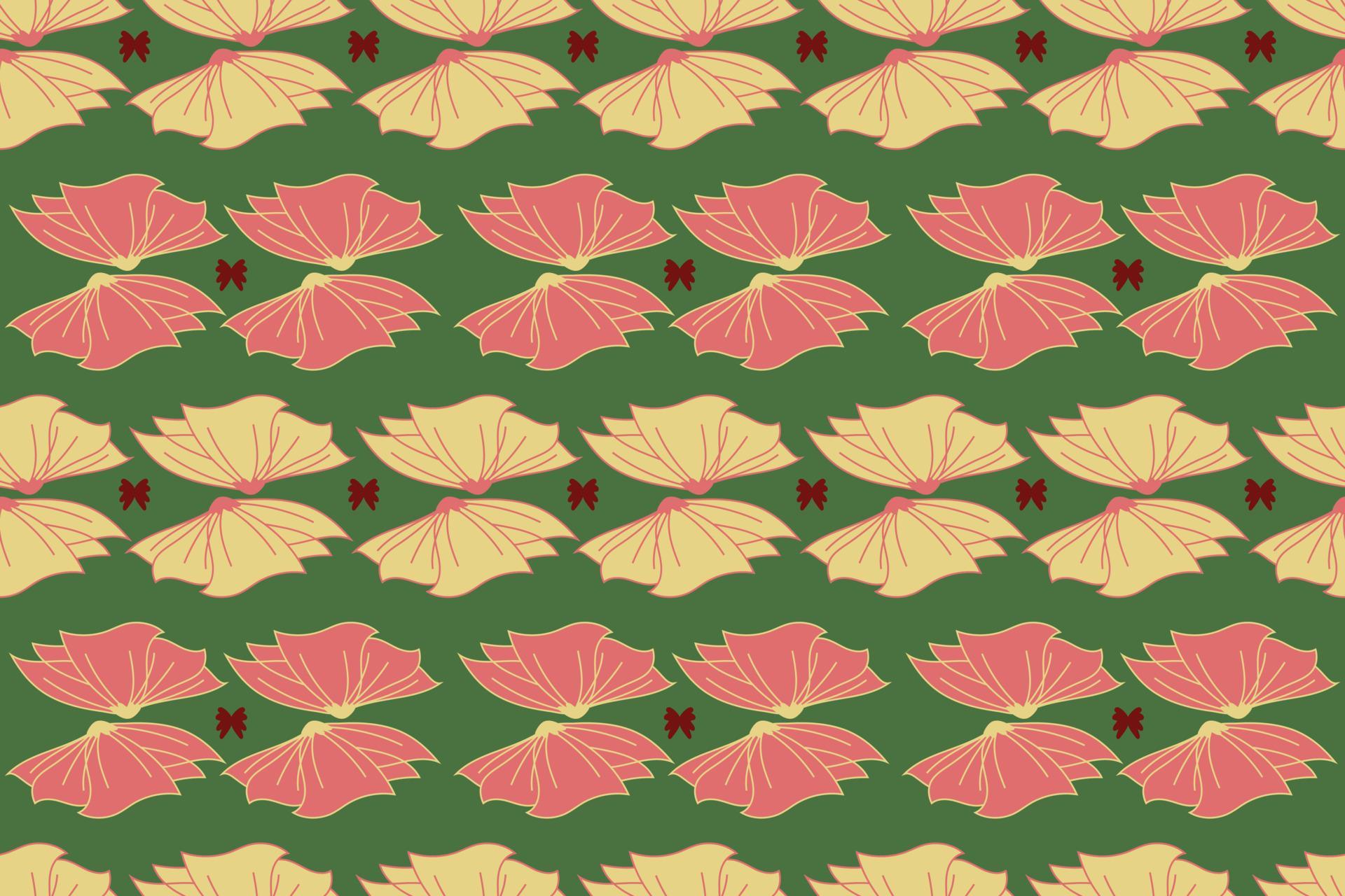 Endless Flower Pattern 21676188 Vector Art at Vecteezy