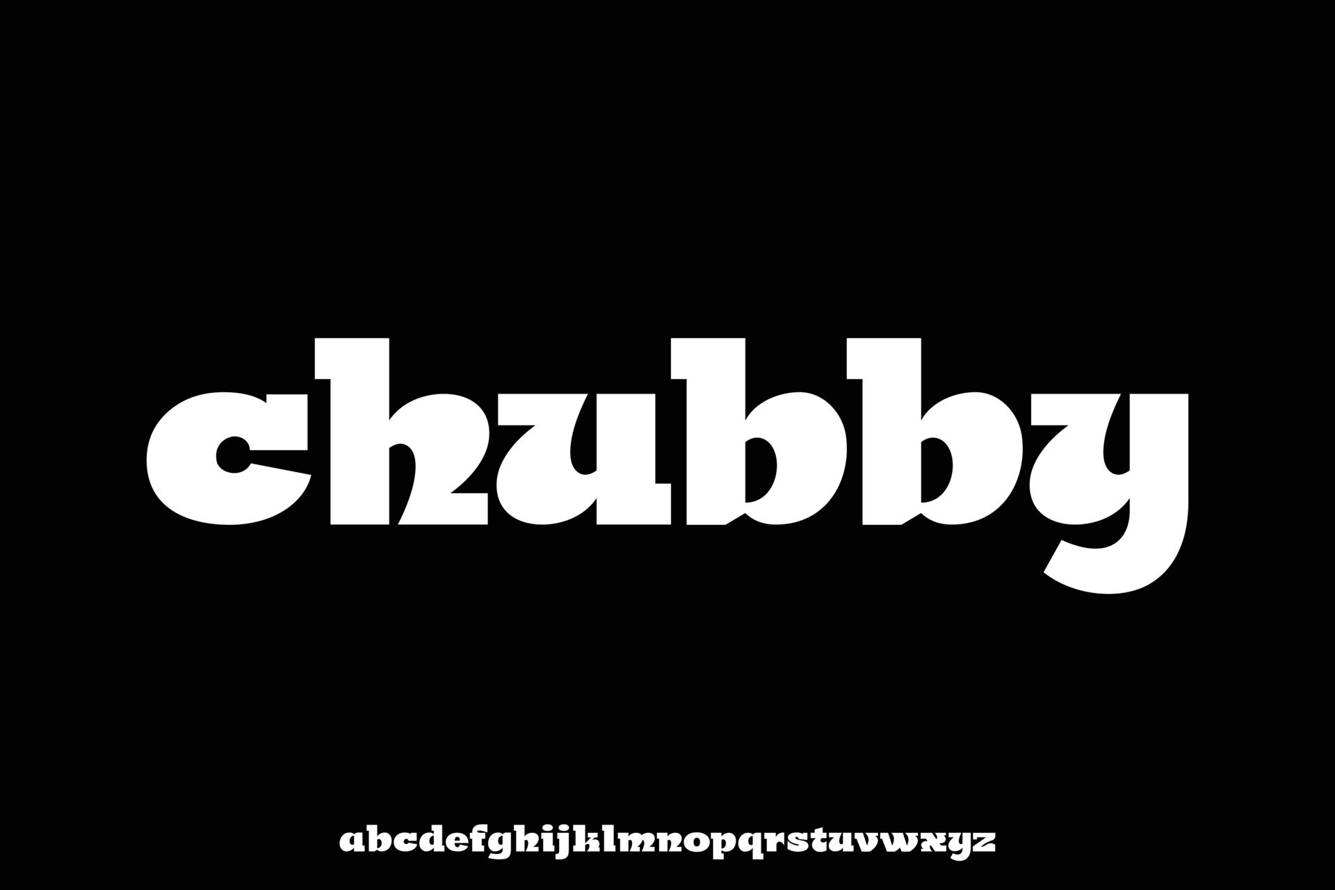 chubby and playful slab serif display font vector 21677018 Vector Art ...