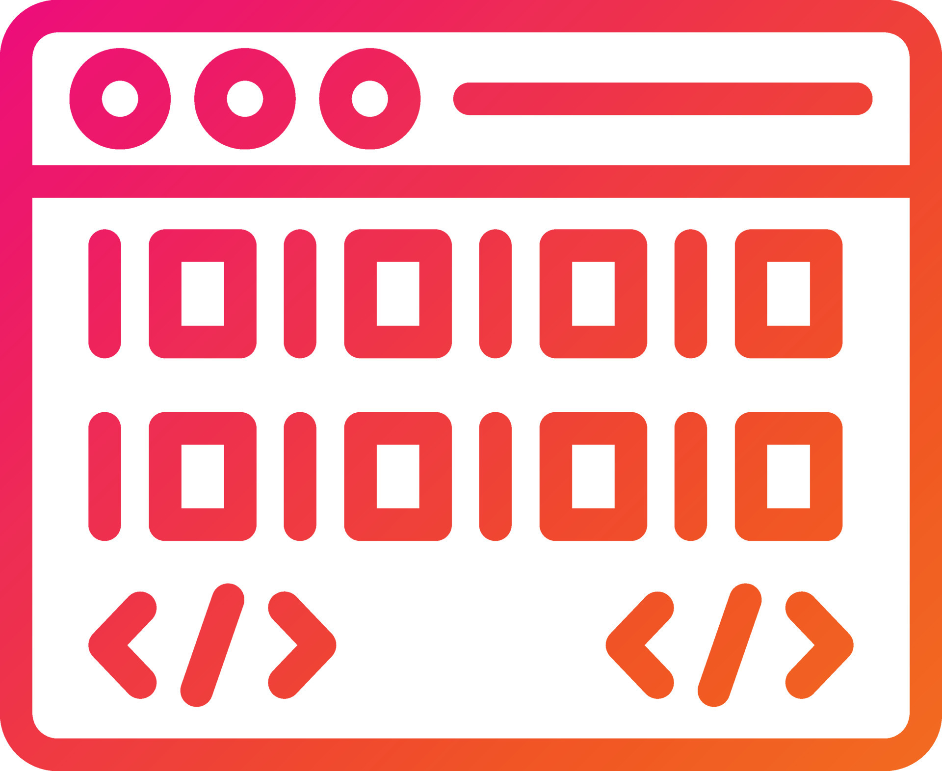 Binary code Vector Icon Design Illustration 21677316 Vector Art at Vecteezy Binary code Vector Icon Design Illustration 21677316 Vector Art at Vecteezy
